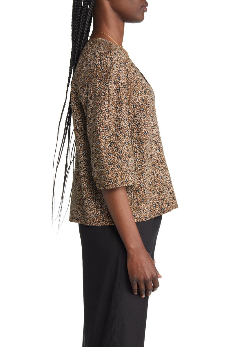 Treasure & Bond Lace Trim V-Neck Blouse | Nordstromrack