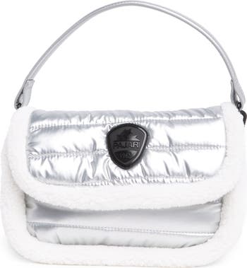 Pajar Quilted High Pile Fleece Trimmed Shoulder Bag | Nordstromrack