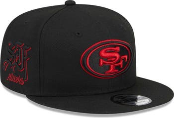 New Era Men's New Era Black San Francisco 49ers Goth Side Script 9FIFTY ...