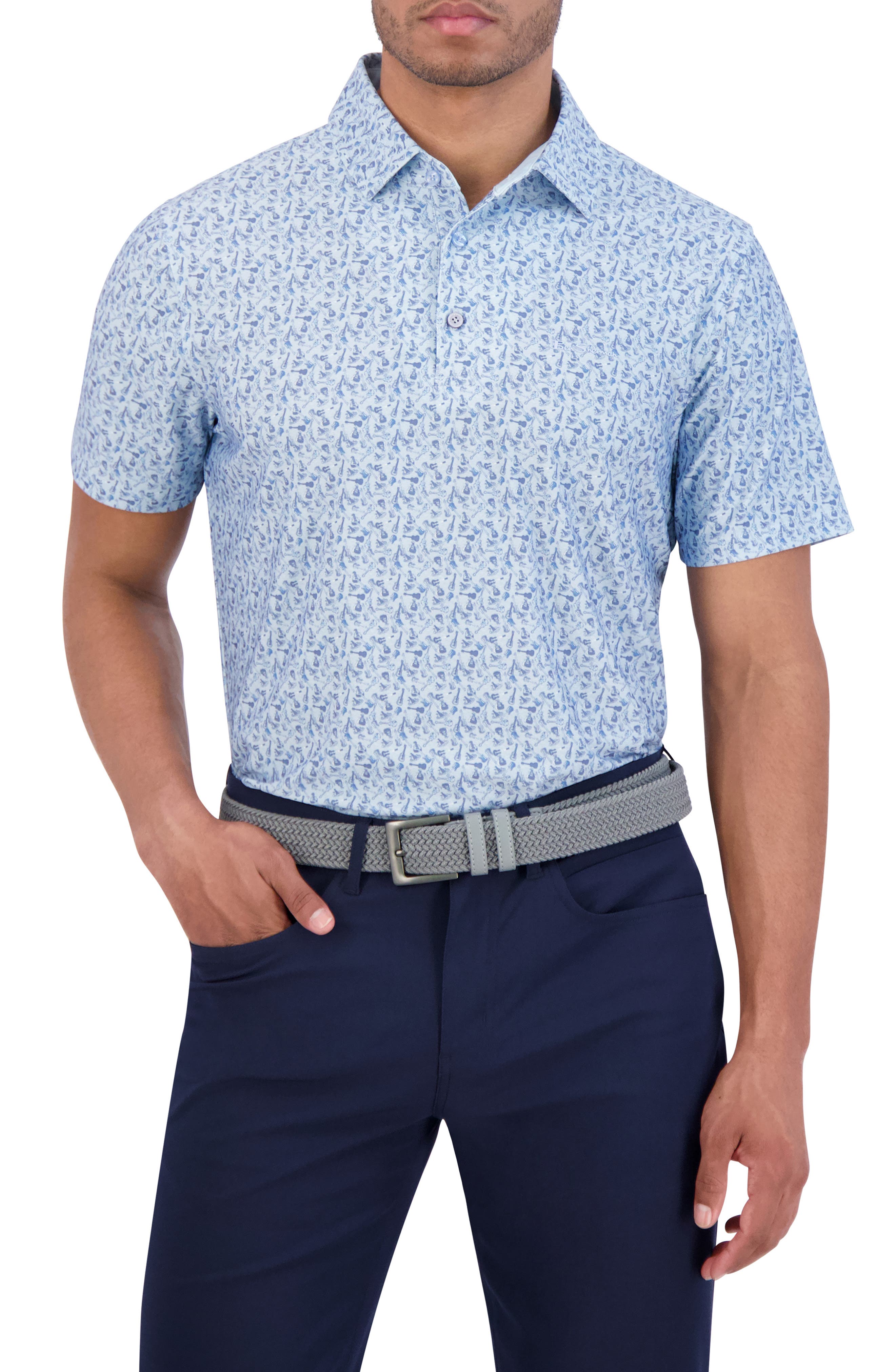 Ben Sherman Mini Guitar Tech Jersey Sports Golf Polo | Nordstromrack