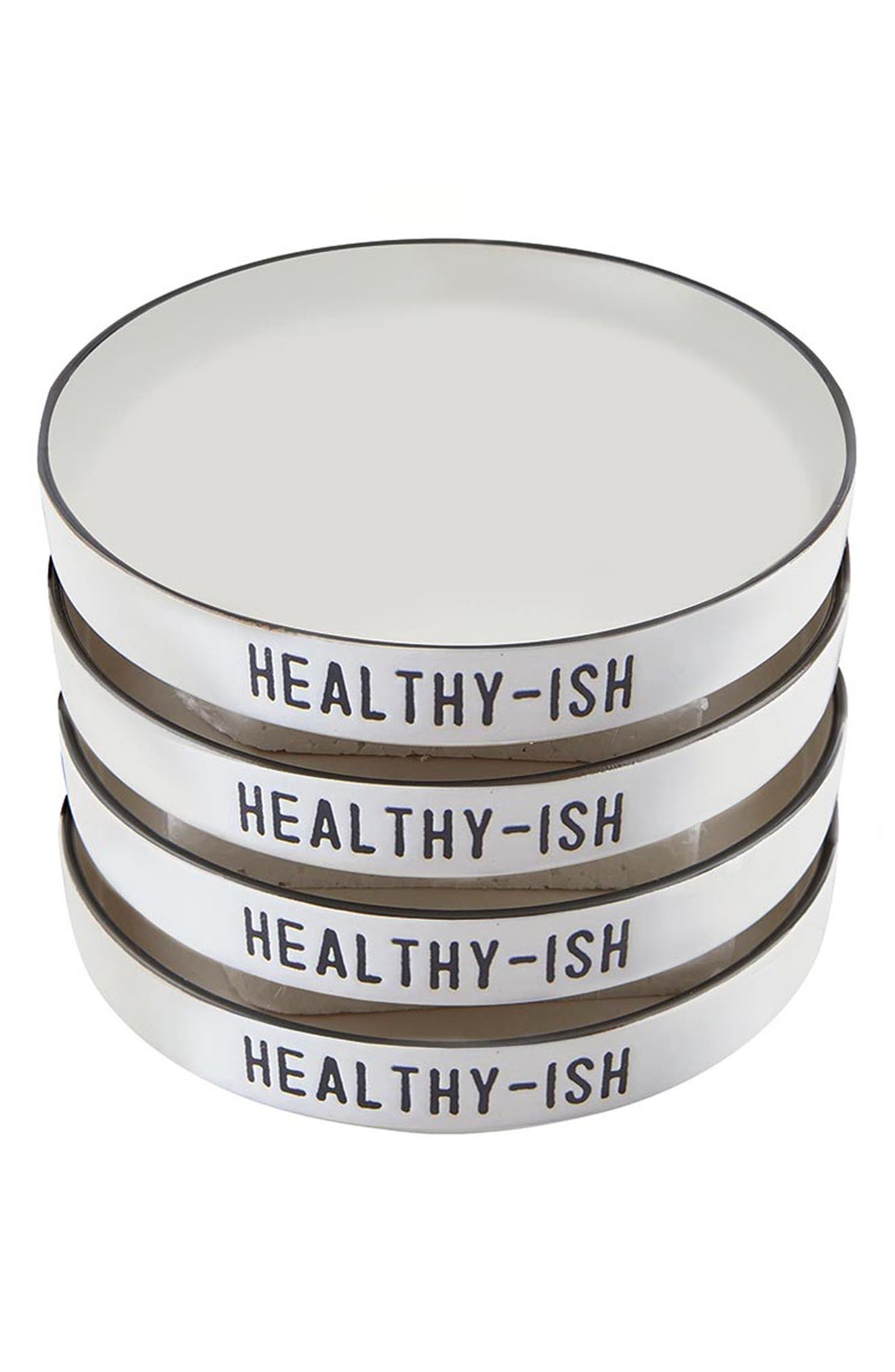 CREATIVE BRANDS Healthy-ish Set of 4 Tapas Plates | Nordstromrack