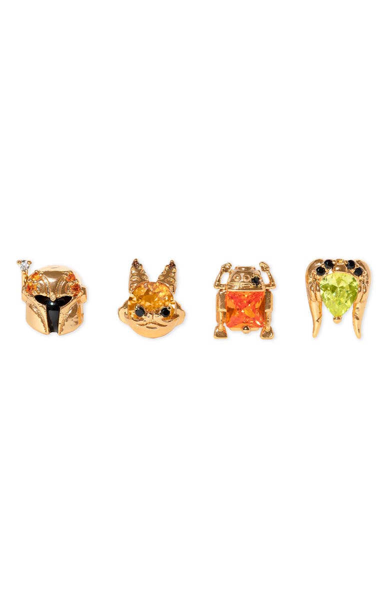 Girls Crew Star Wars™ Ahsoka Rebel Crew Set of 4 Single Stud Earrings ...