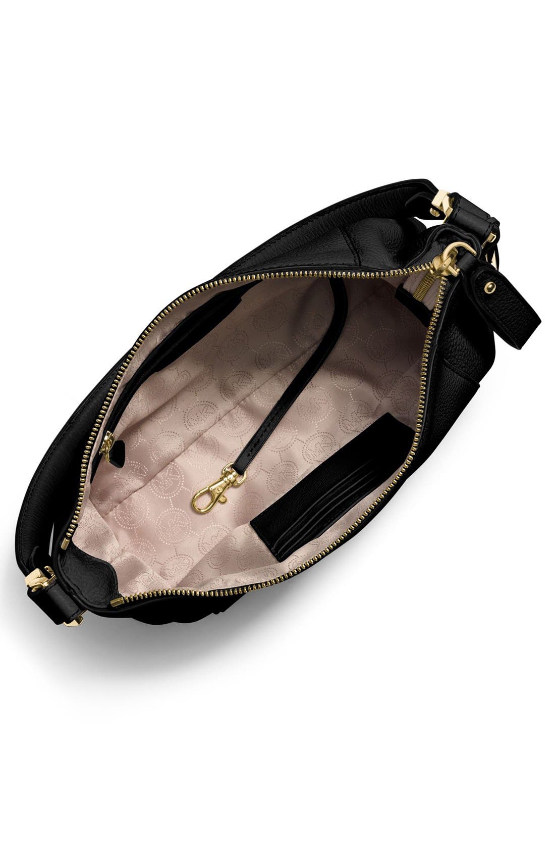 MICHAEL Michael Kors 'Medium Bowery' Pebbled Leather Shoulder Bag ...