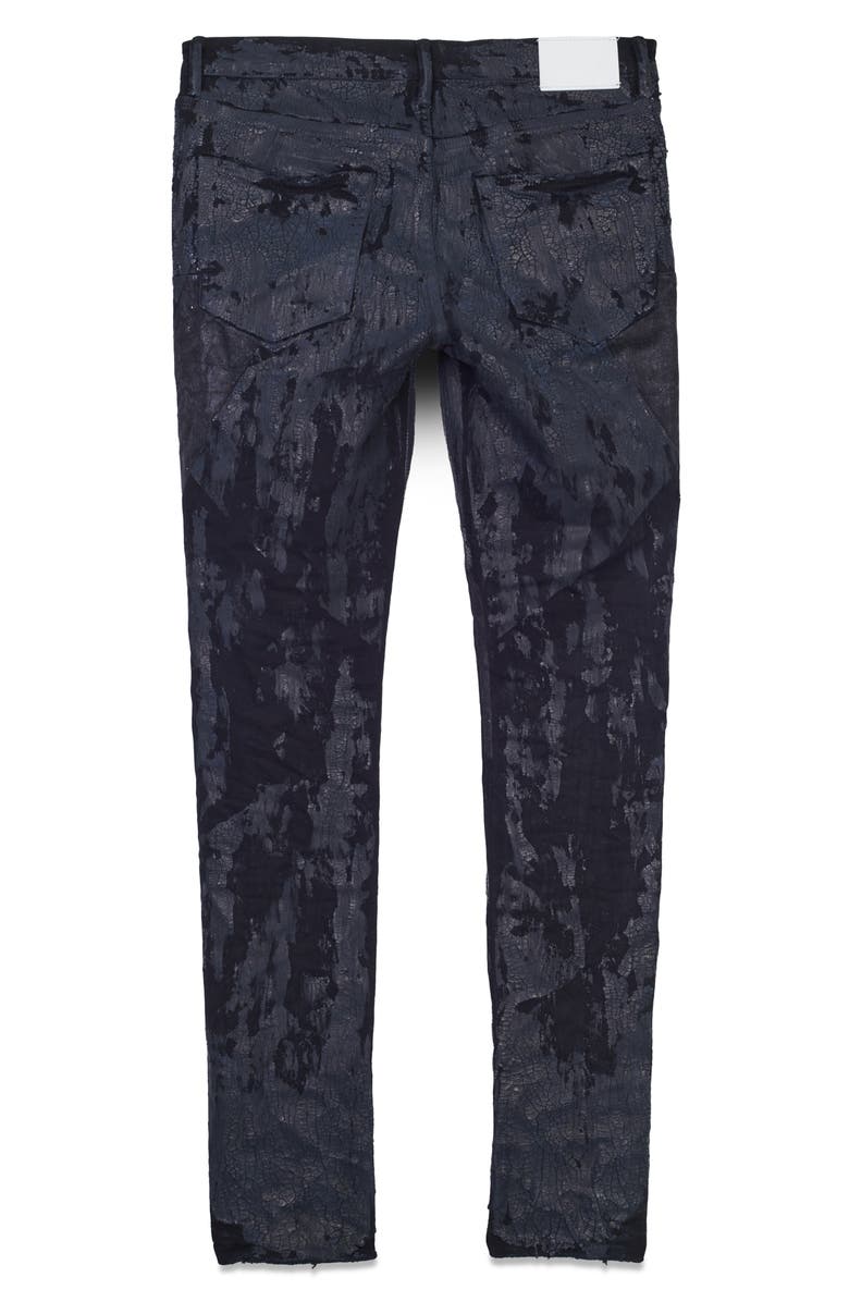 PURPLE BRAND Crackle Coated Stretch Skinny Jeans | Nordstromrack