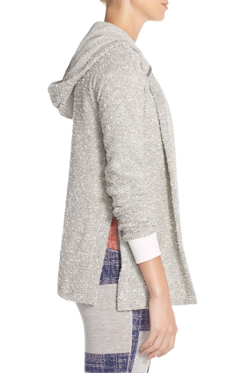 Alternative Hooded Open Front Bouclé Cardigan | Nordstrom