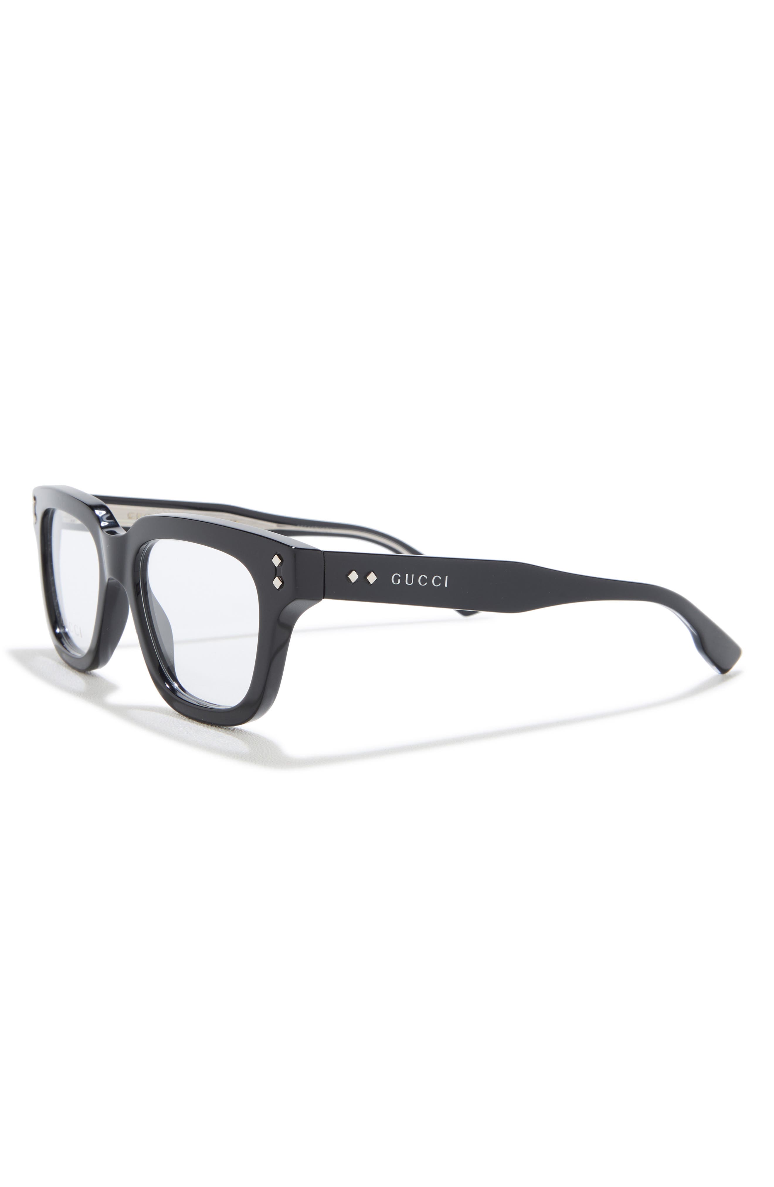 Gucci 50mm Square Optical Frames | Nordstromrack