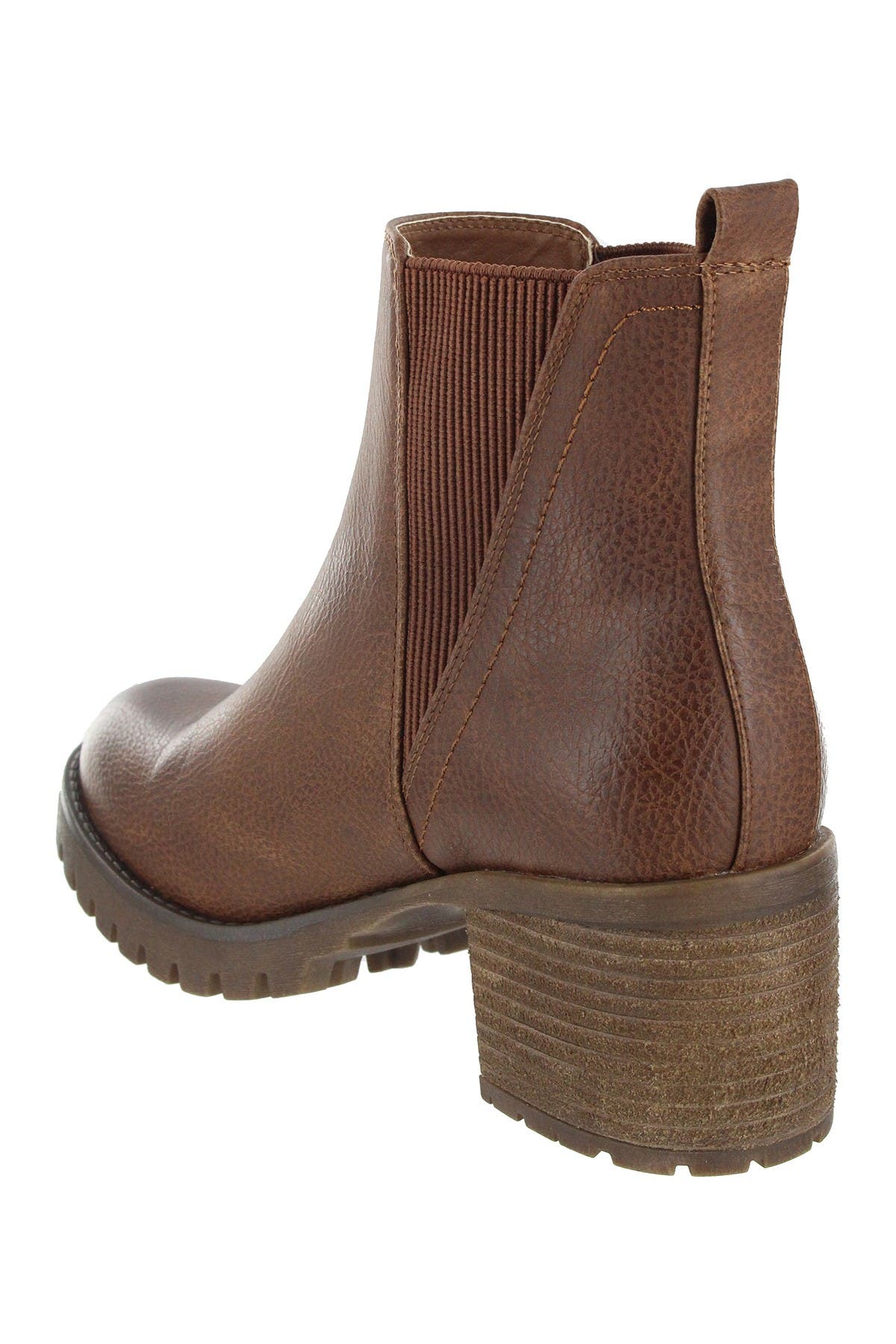 MIA Jody Ribbed Lug Sole Chelsea Boot (Women) | Nordstromrack