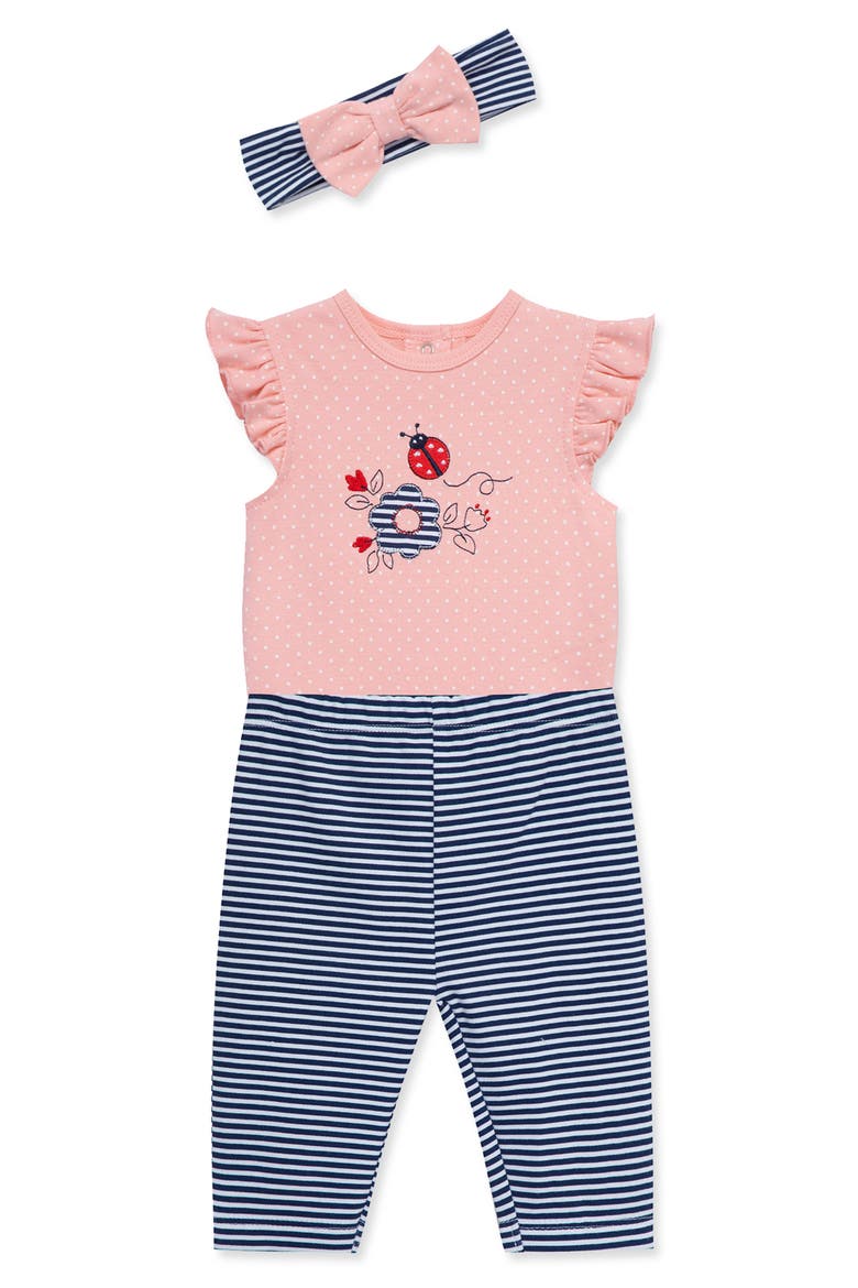 Ladybug Bodysuit, Pants & Headband Set (Women) | Nordstromrack