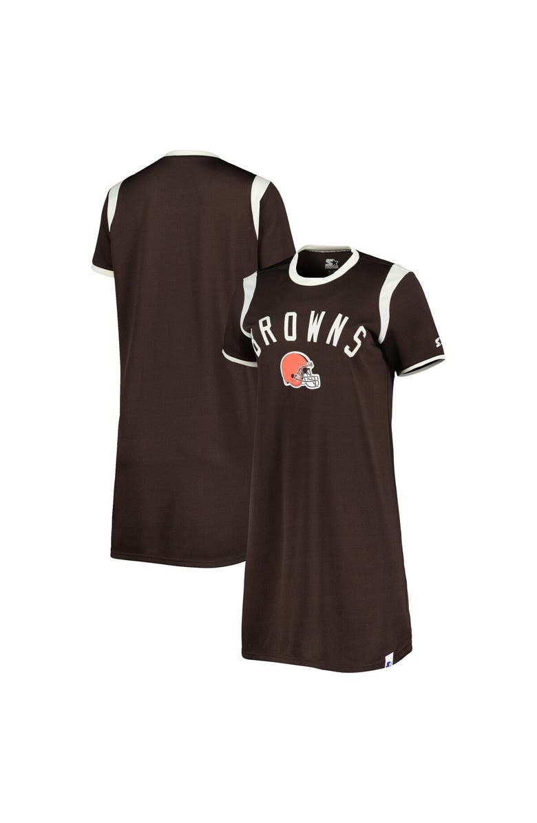 STARTER Women's Starter Brown/Cream Cleveland Browns Playoff Sneaker ...
