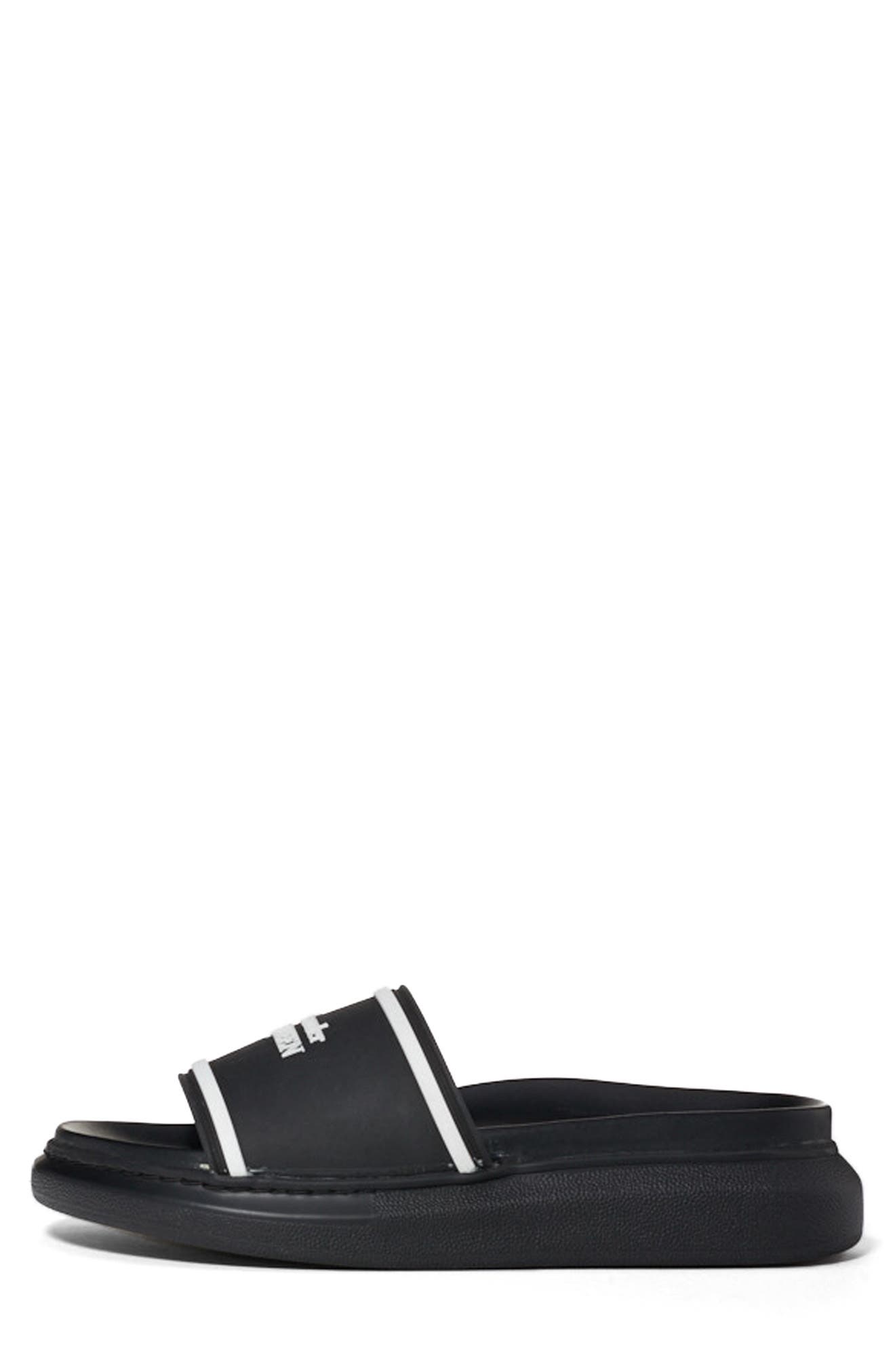 McQueen Alexander McQueen Logo Slide Sandal (Men) | Nordstromrack