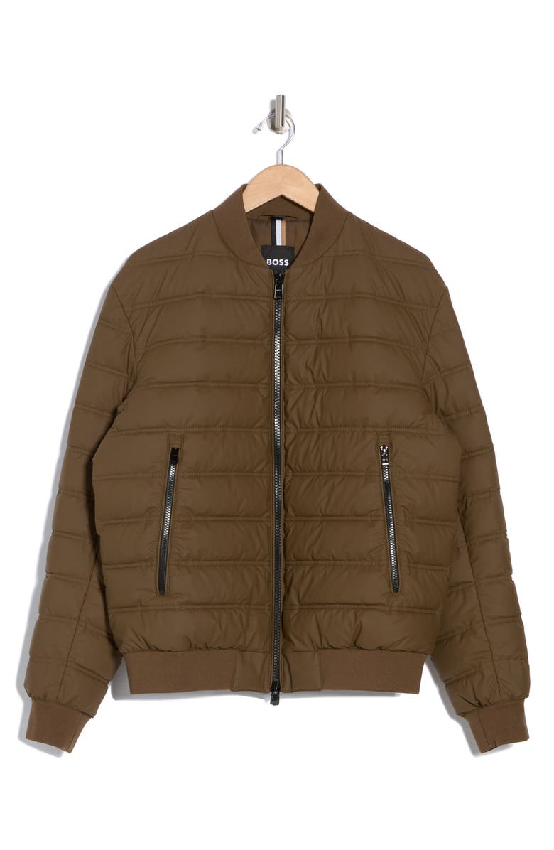 BOSS Caradoc Quilted Bomber Jacket | Nordstromrack
