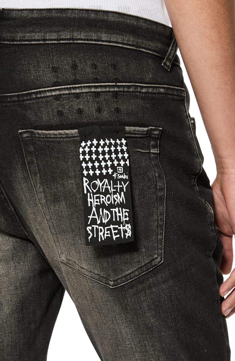 Ksubi Van Winkle Tarr Repair Skinny Jeans | Nordstromrack