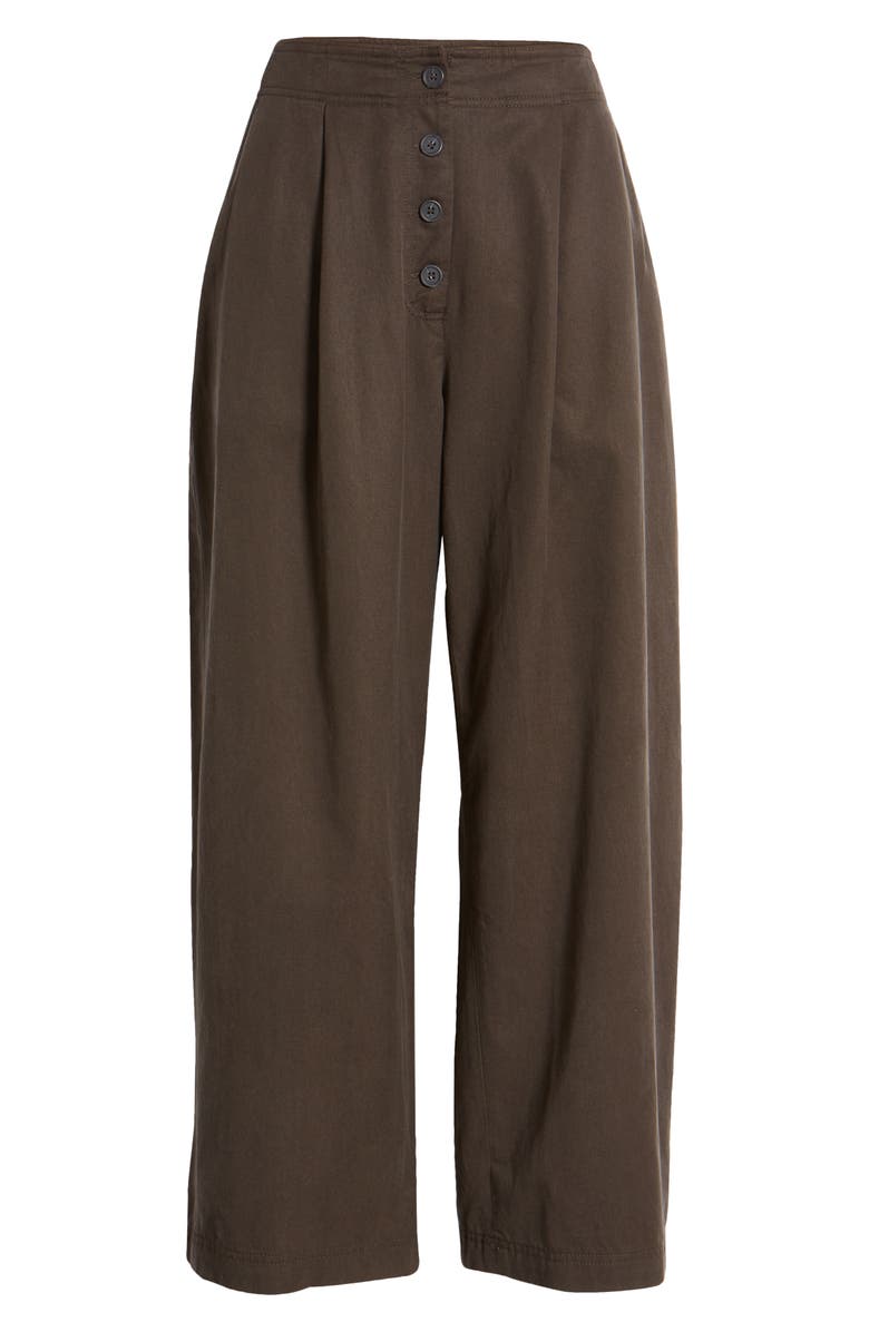 Treasure & Bond Button Front Washed Pants | Nordstrom