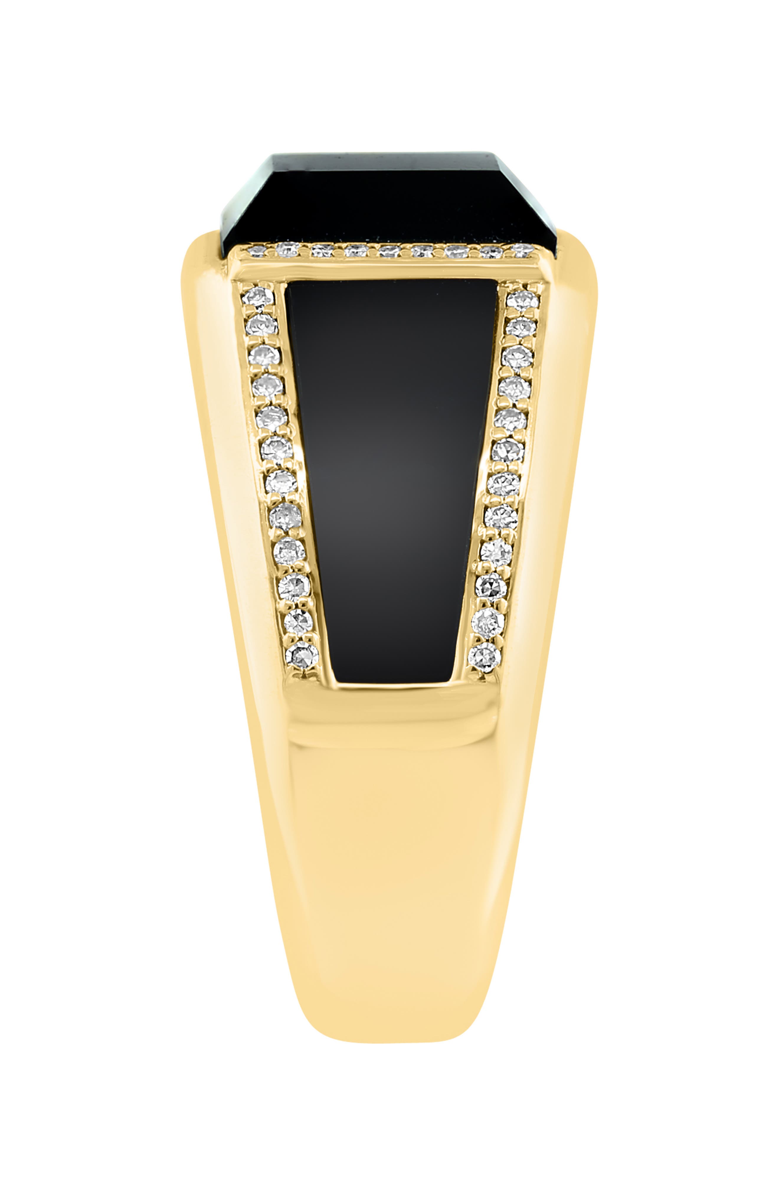 EFFY Men's Diamond & Onyx Signet Ring | Nordstromrack