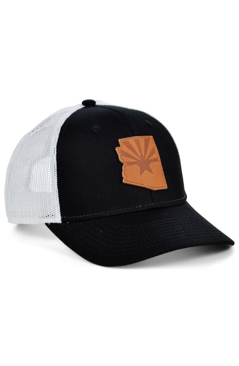 Local Crowns Men's Black/White Arizona Local Crowns Statement Trucker ...