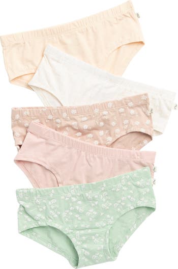 Poppy & Clay Kids' Natural Essentials 5-Pack Hipsters | Nordstromrack