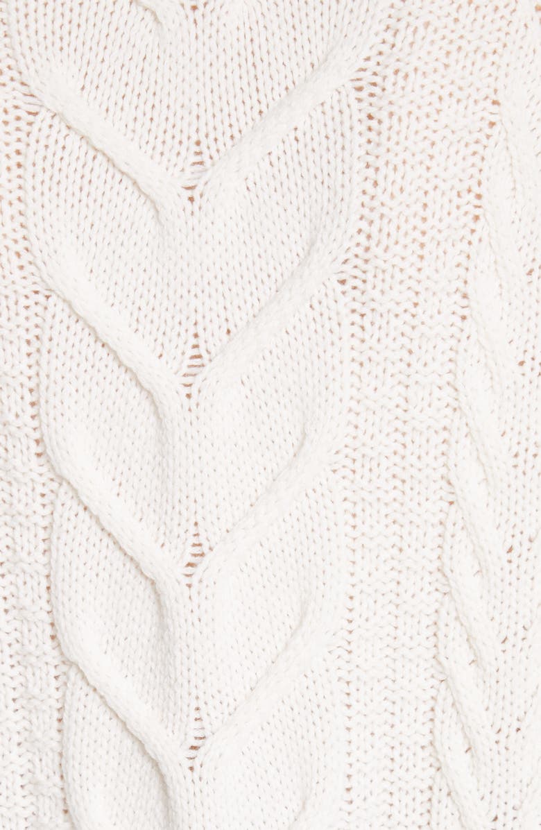 Robert Rodriguez Cable Knit Merino Wool & Cashmere Sweater | Nordstrom