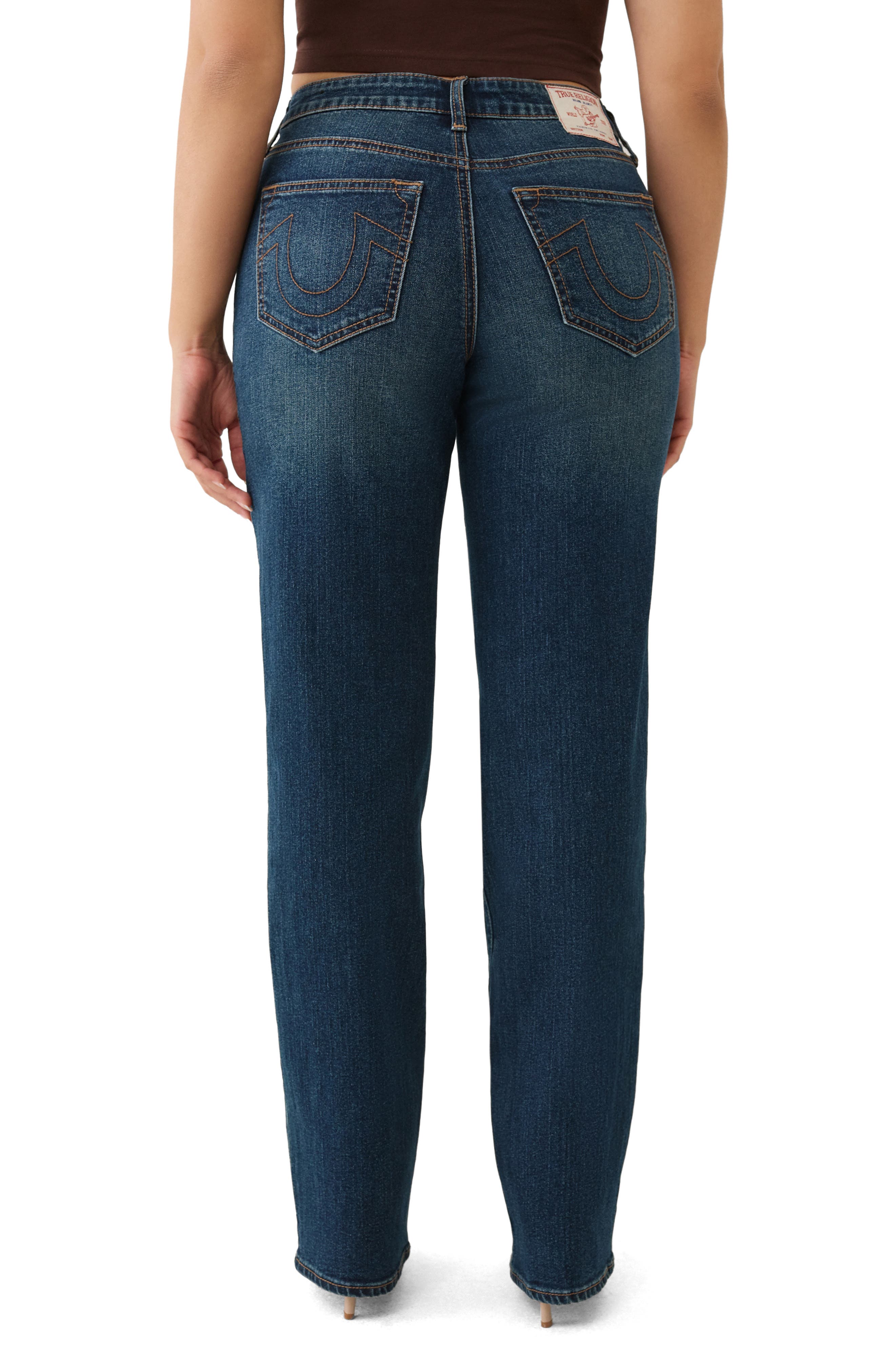 True Religion Sarah High Waist Straight Leg Jeans | Nordstromrack