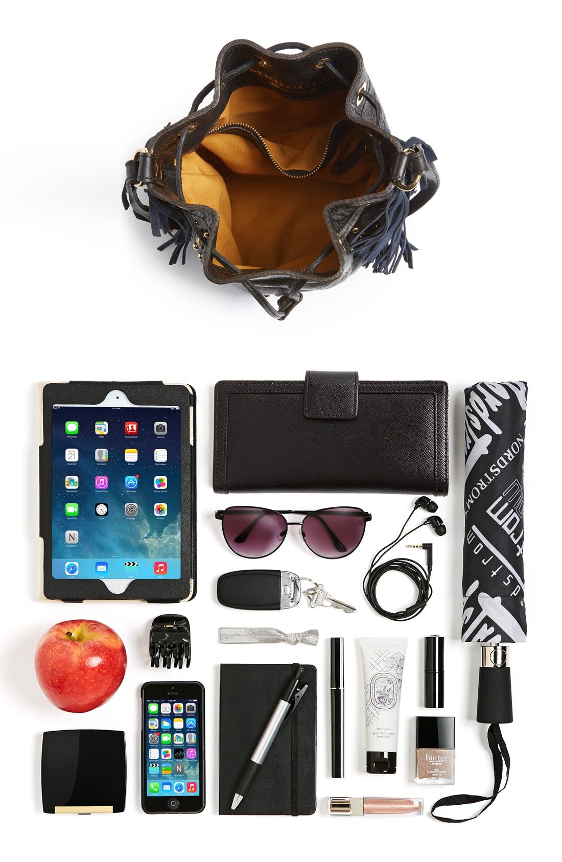 Mercules 'Buffalo' Fringed Bucket Bag | Nordstrom