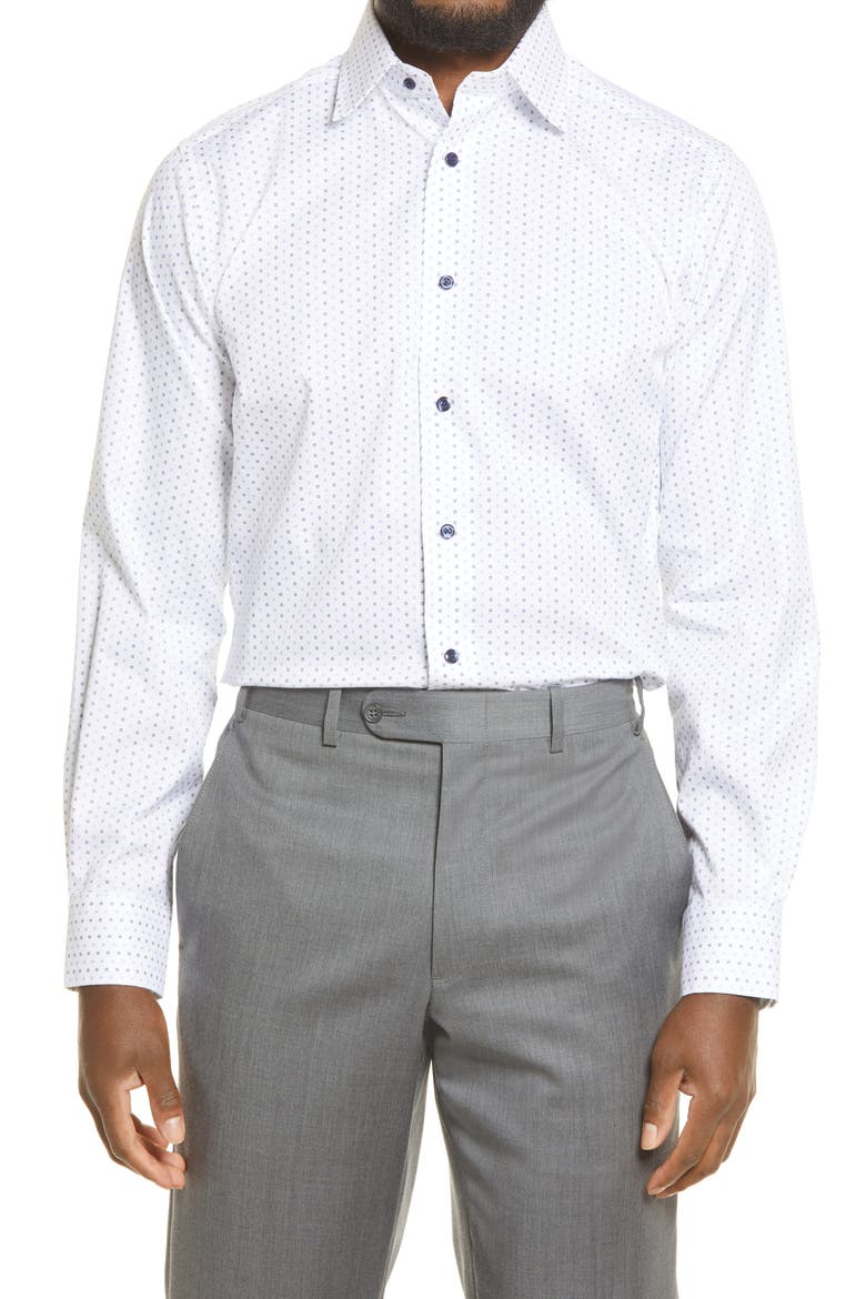 Trim Fit Mini Floral Dress Shirt (Men) | Nordstromrack
