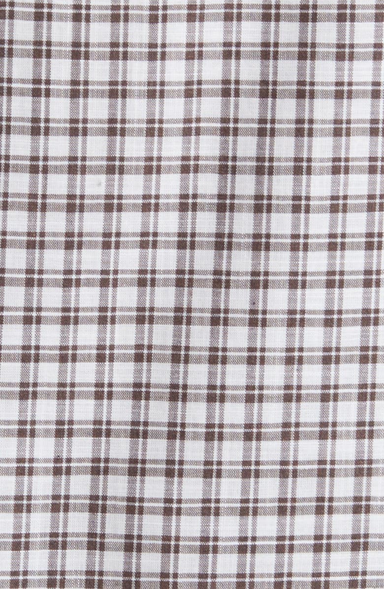Peter Millar Cashel Check Flesh Finish Button-Up Shirt | Nordstrom