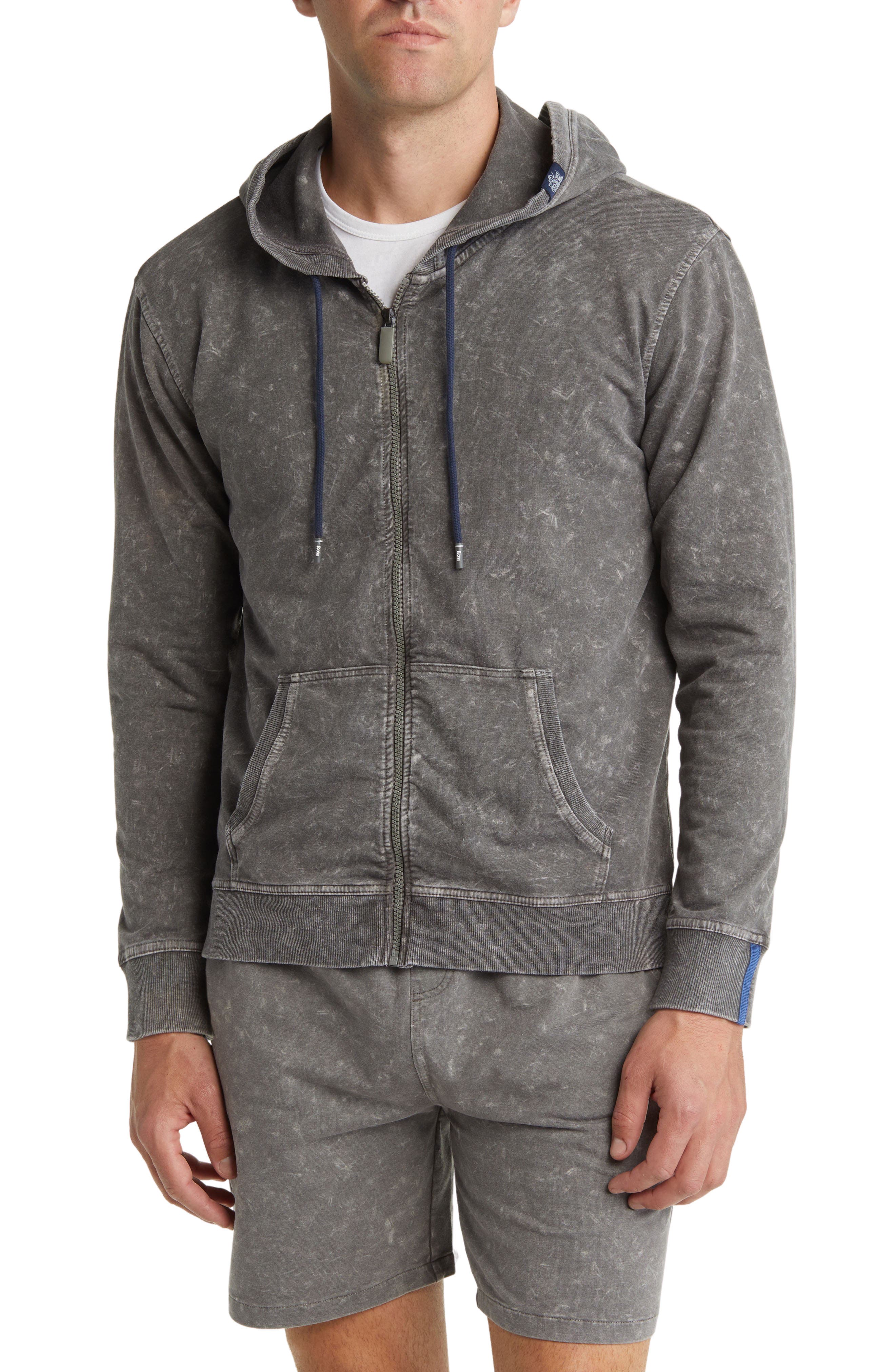 Stone Rose Acid Wash Fleece Zip Hoodie | Nordstromrack