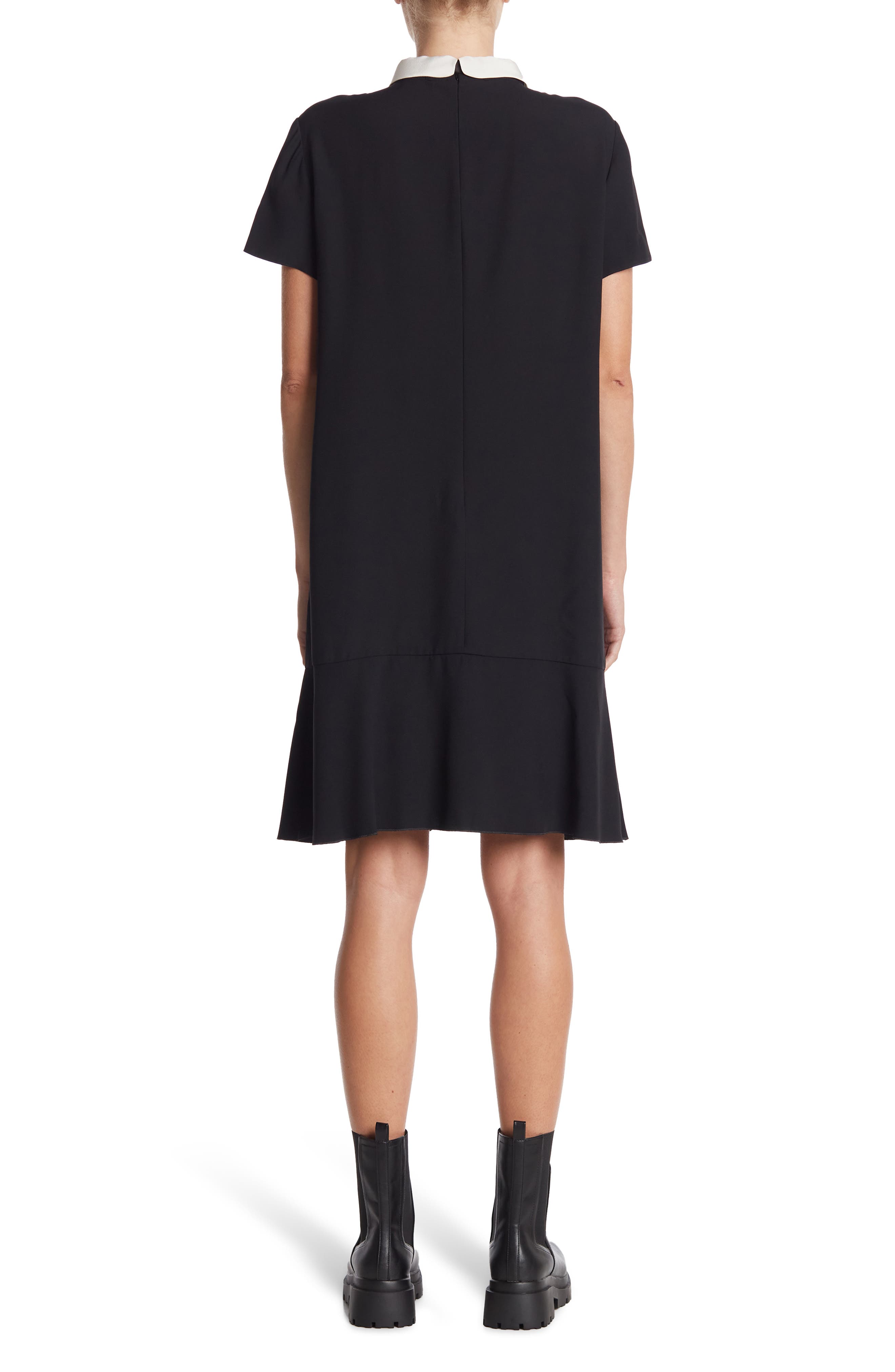 RED Valentino Peter Pan Bow Tie Collar Dress (Women) | Nordstromrack