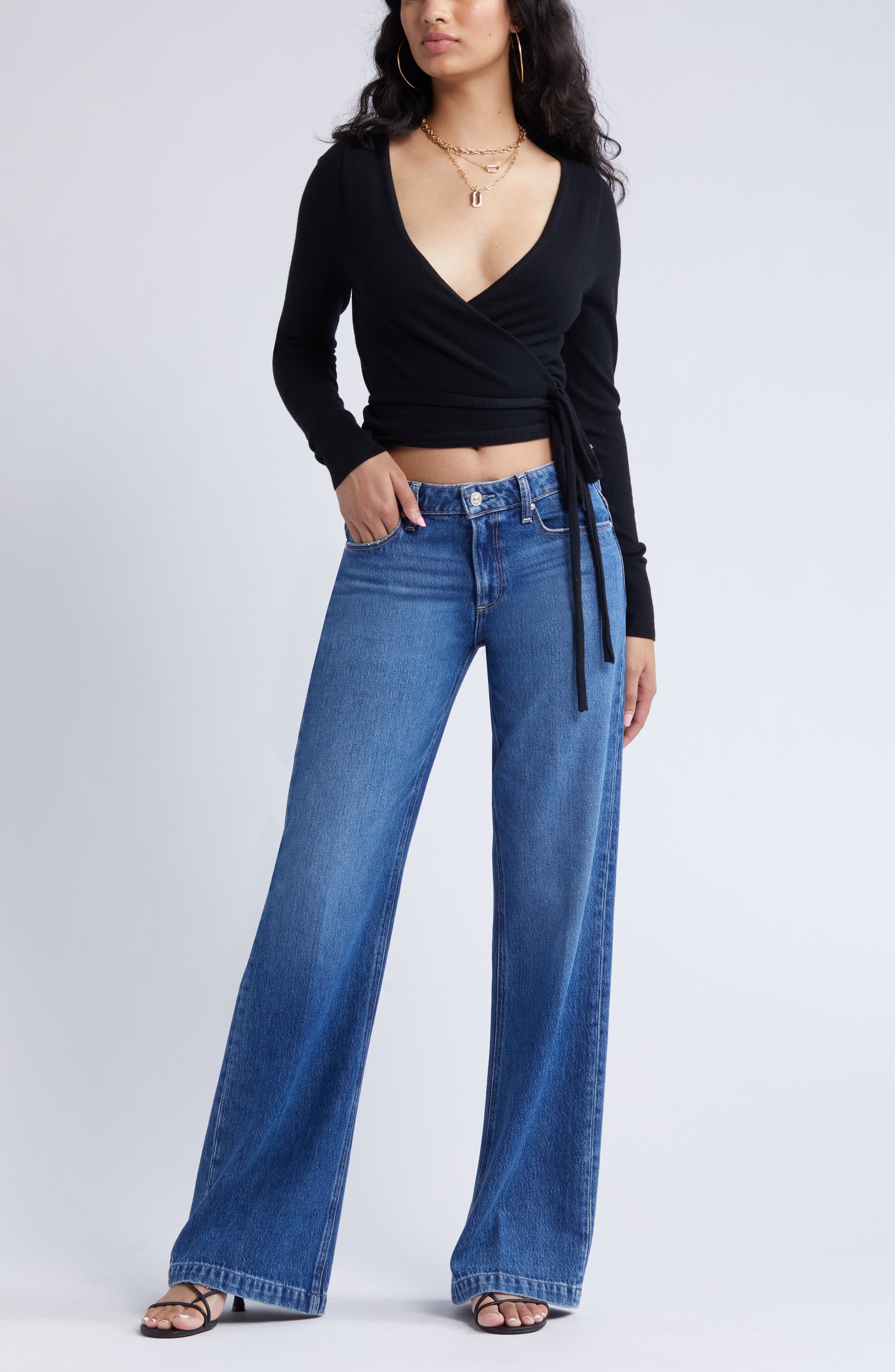 Open Edit Wrap Sweater | Nordstrom