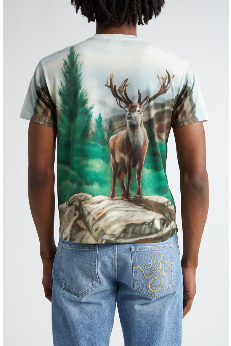 Teo Airbrush Organic Cotton Graphic T-Shirt (Men) | Nordstromrack