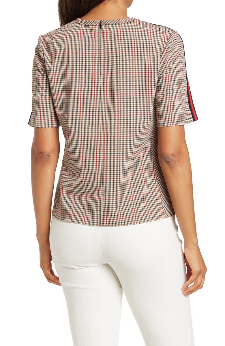 Trina Turk Aden Plaid Print Top | Nordstromrack