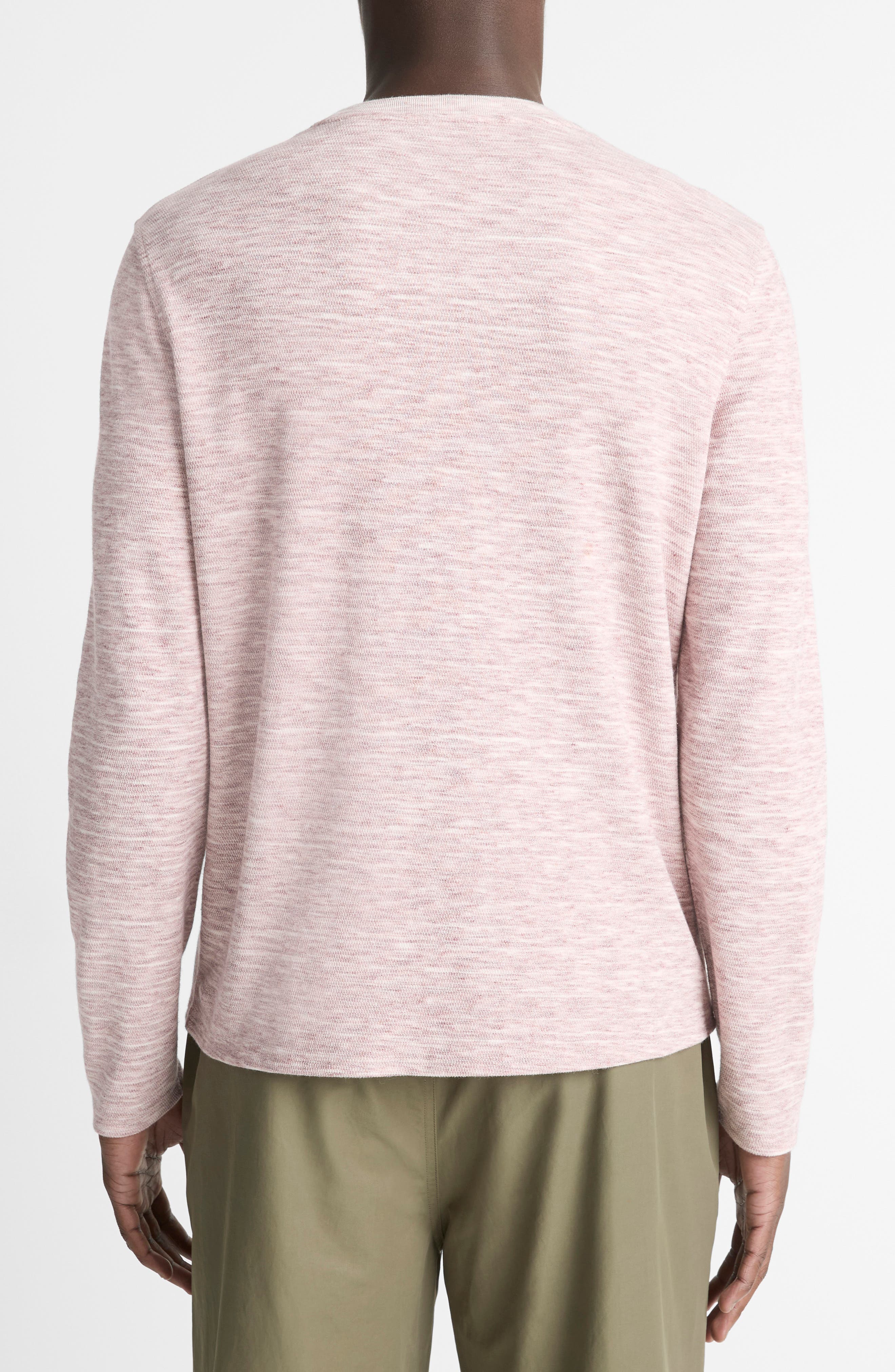 Vince Long Sleeve Double Knit Crewneck T-Shirt (Men) | Nordstrom