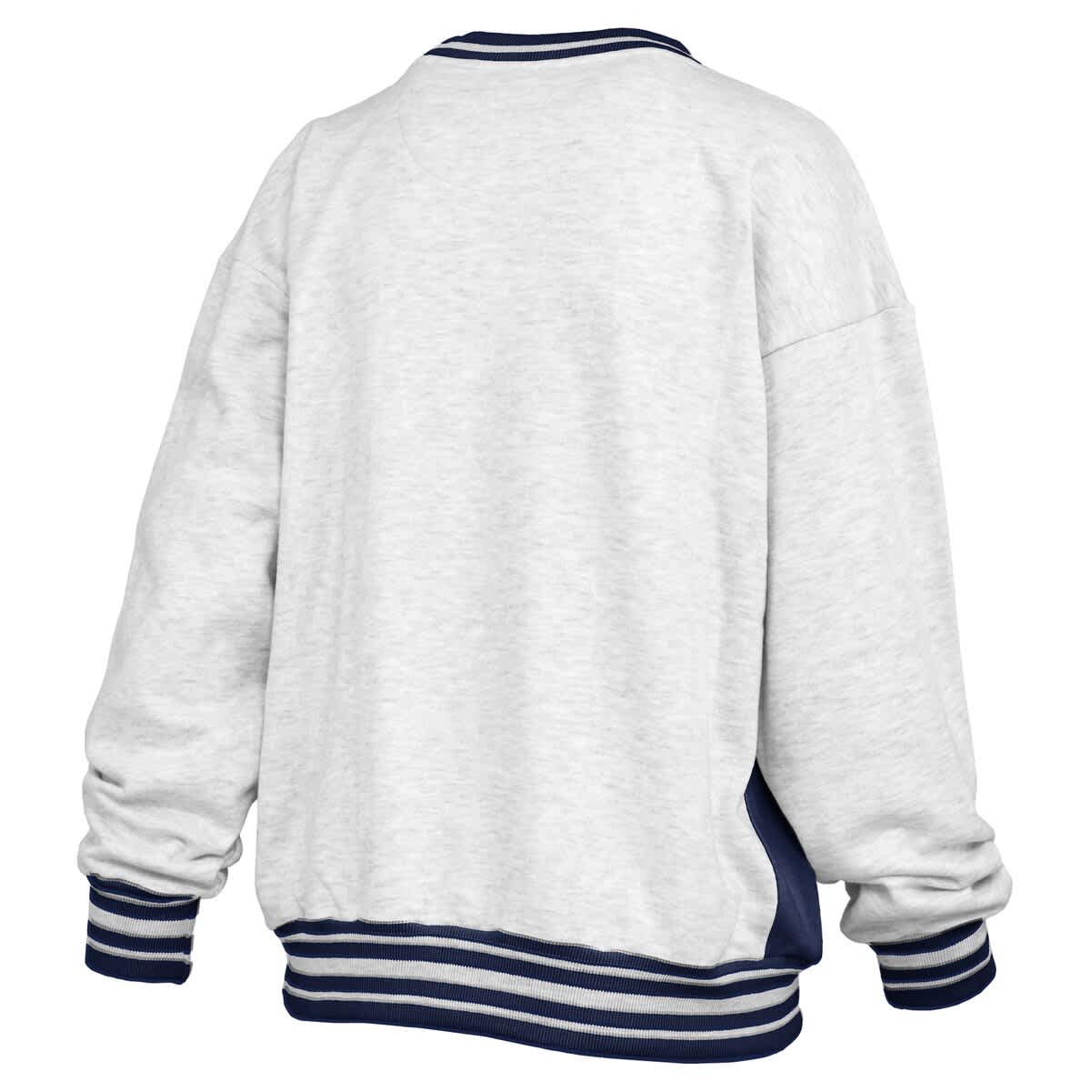 PRESSBOX Women's Pressbox Heather Gray/Navy Michigan Wolverines Endzone ...