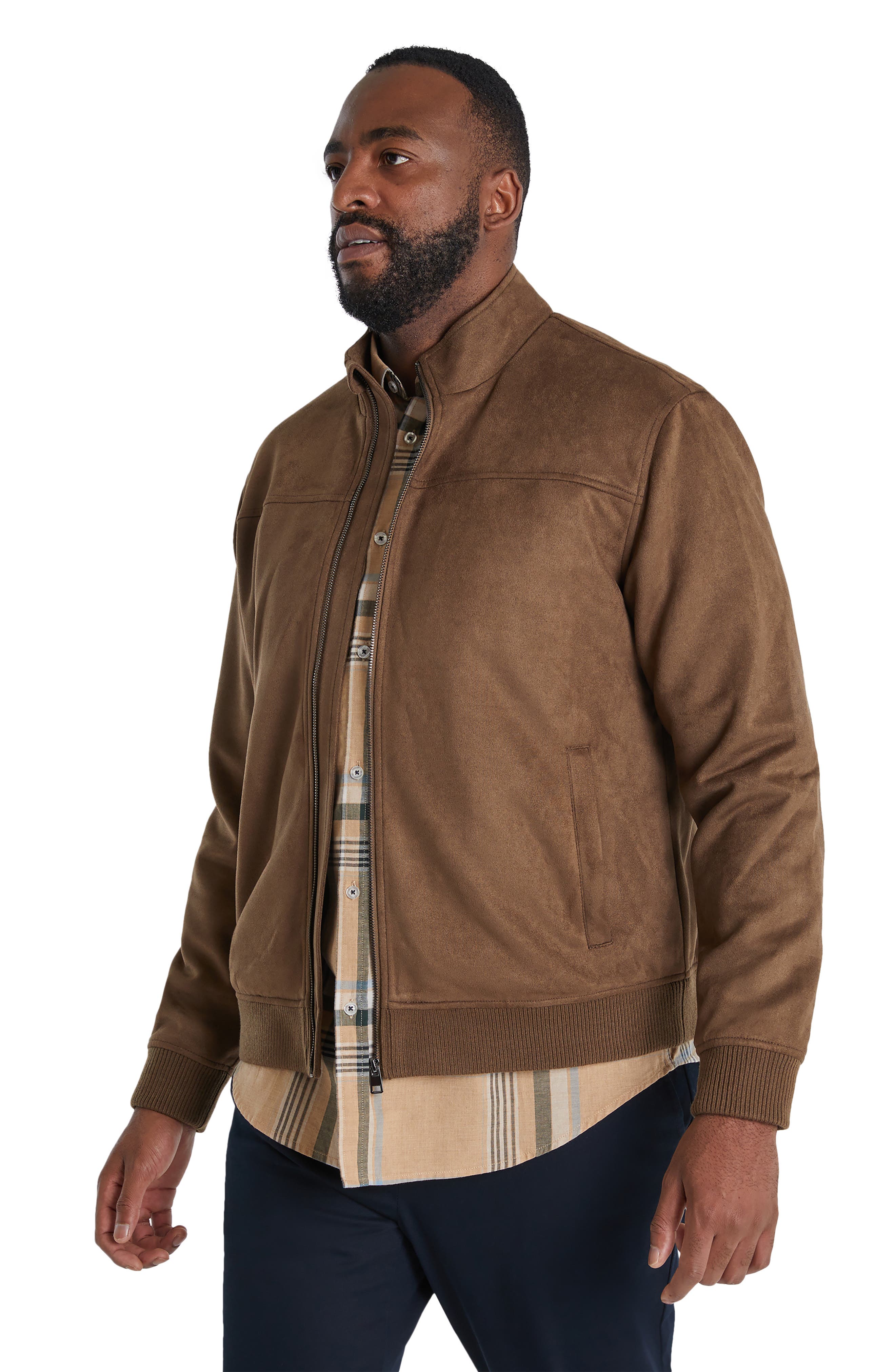 Johnny Bigg Ashford Faux Suede Bomber Jacket | Nordstromrack
