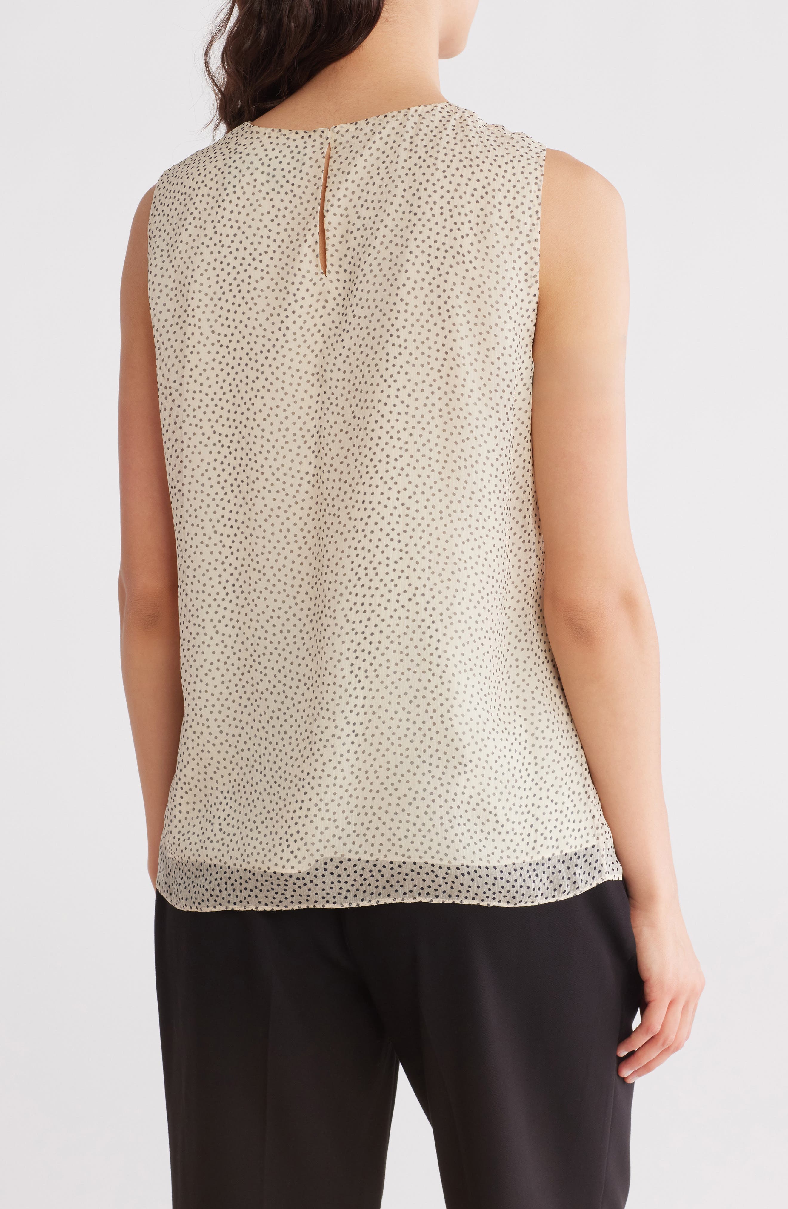 Theory Sleeveless Silk Shell Tank Top | Nordstromrack