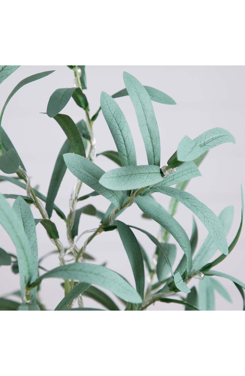 NEARLY NATURAL 4-Foot Pre-Lit Artificial Olive Tree | Nordstromrack