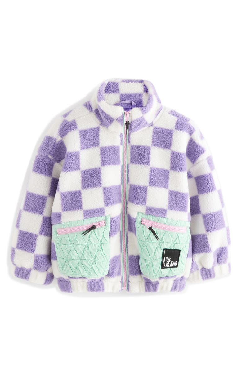 NEXT Kids' Check Fleece Jacket | Nordstromrack