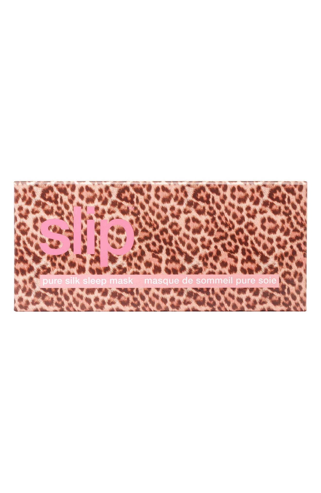 slip Leopard Print Pure Silk Sleep Mask | Nordstromrack