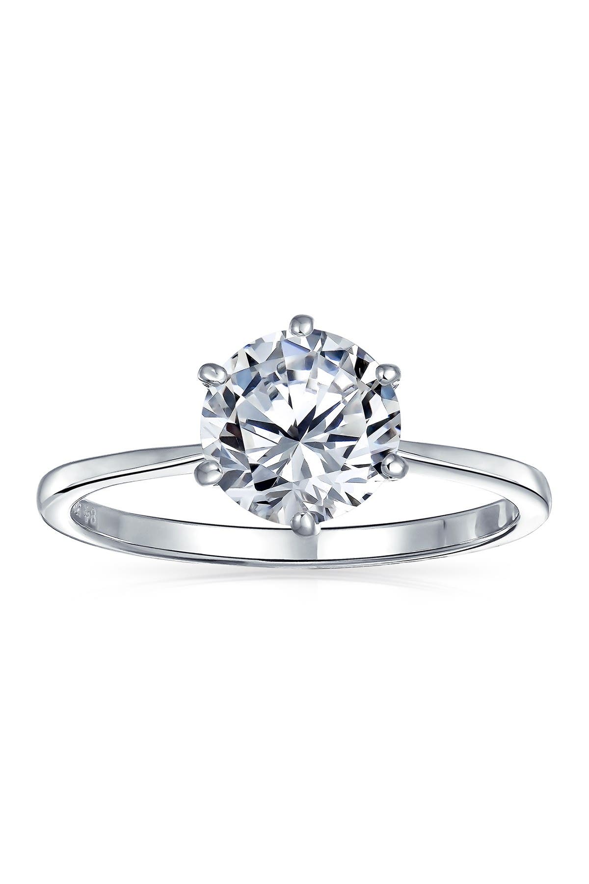 BLING JEWELRY CZ Solitaire Engagement Ring | Nordstromrack