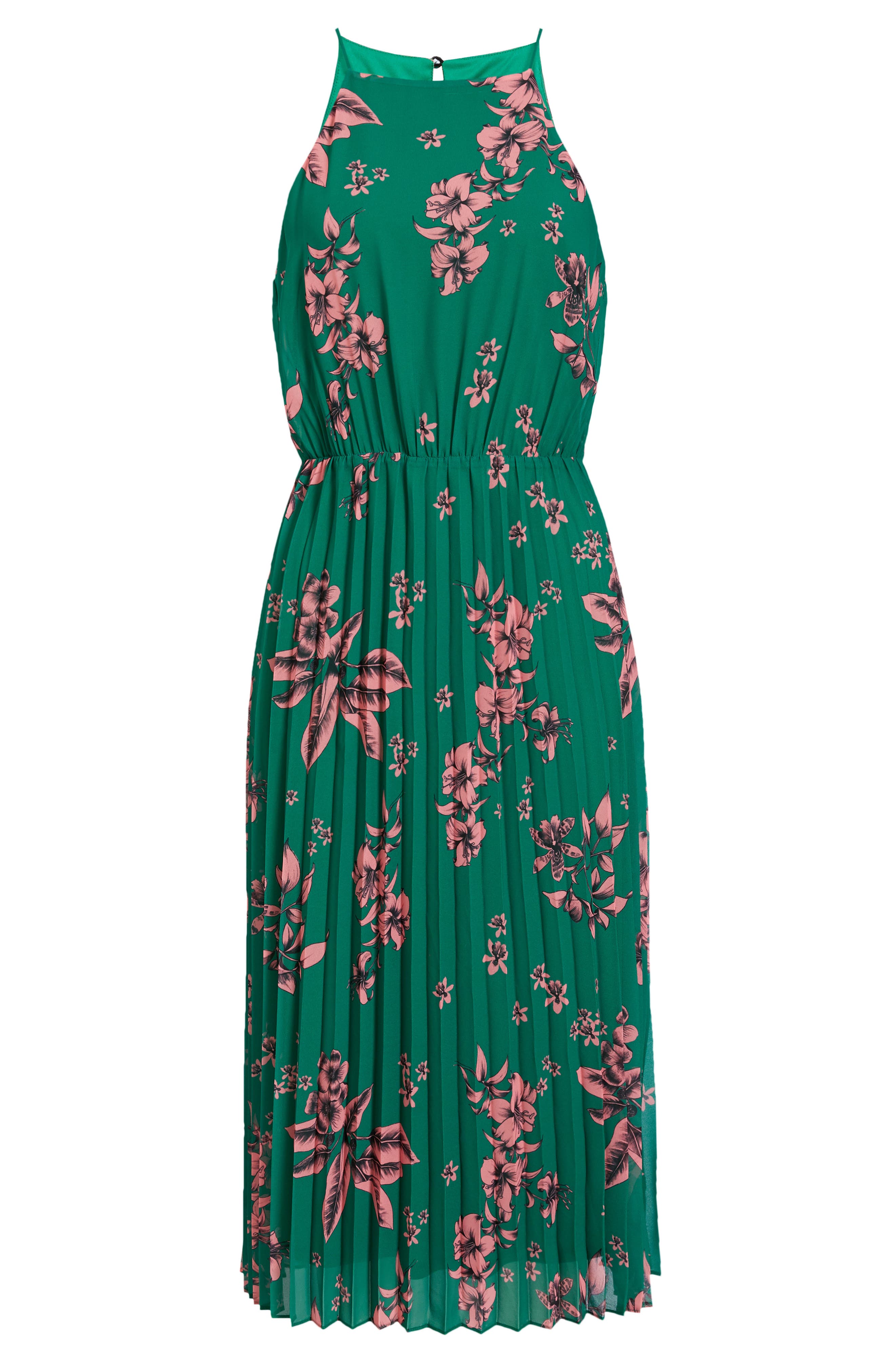 Sam Edelman Chiffon Pleat Midi Dress | Nordstromrack