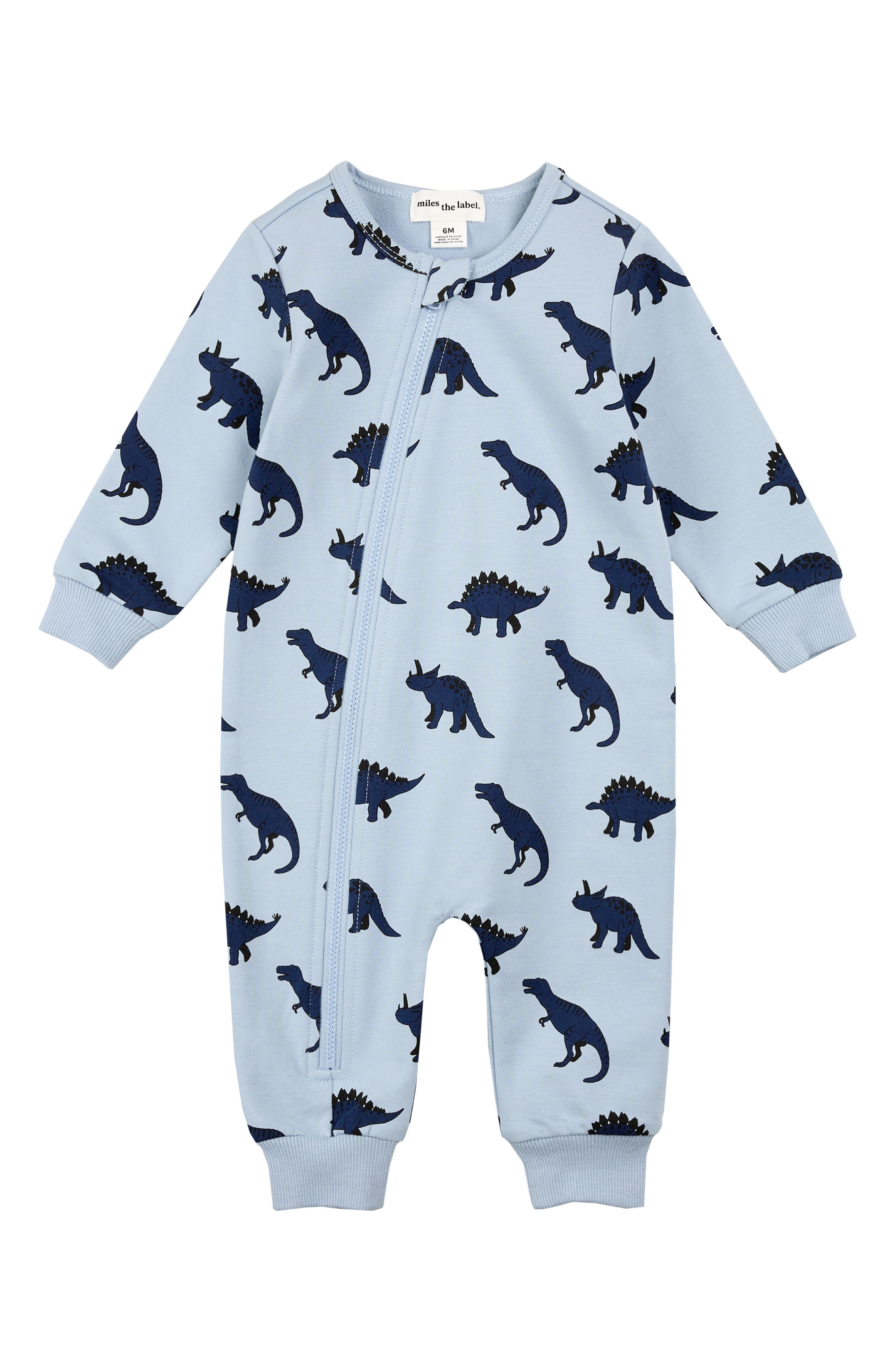 MILES THE LABEL French Terry Zip Romper | Nordstrom