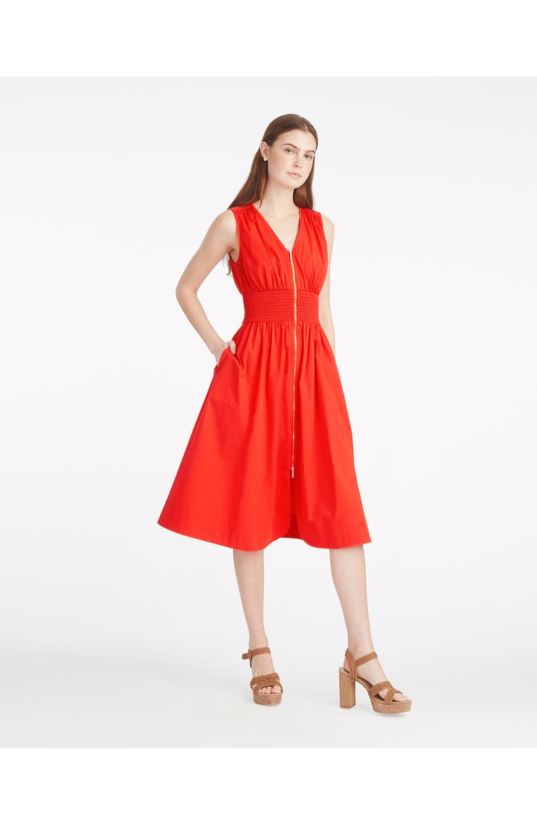 Draper James Amber Sleeveless Smocked Waist Midi Dress | Nordstrom