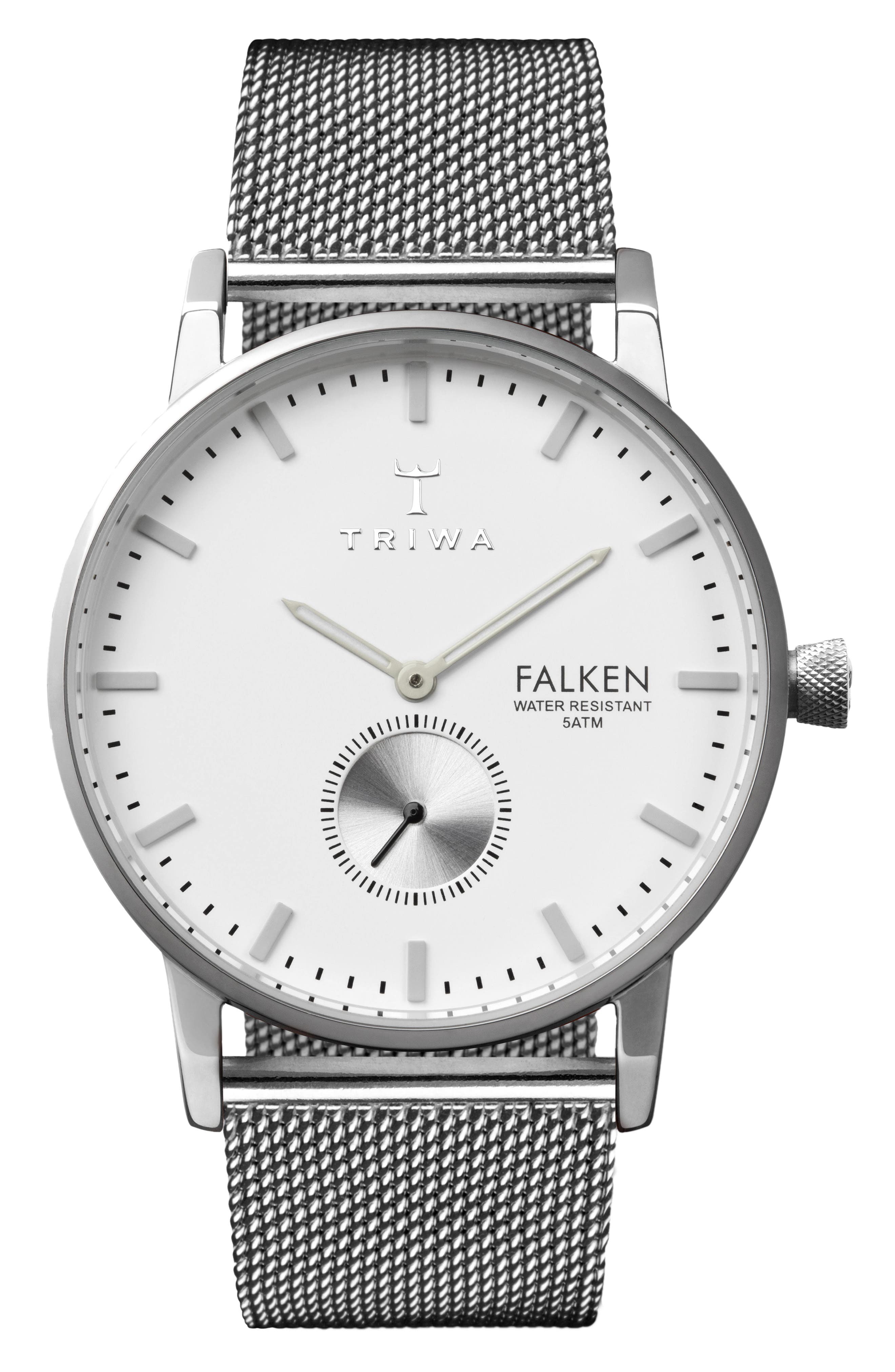 TRIWA Ivory Falken Mesh Strap Watch, 38mm | Nordstrom