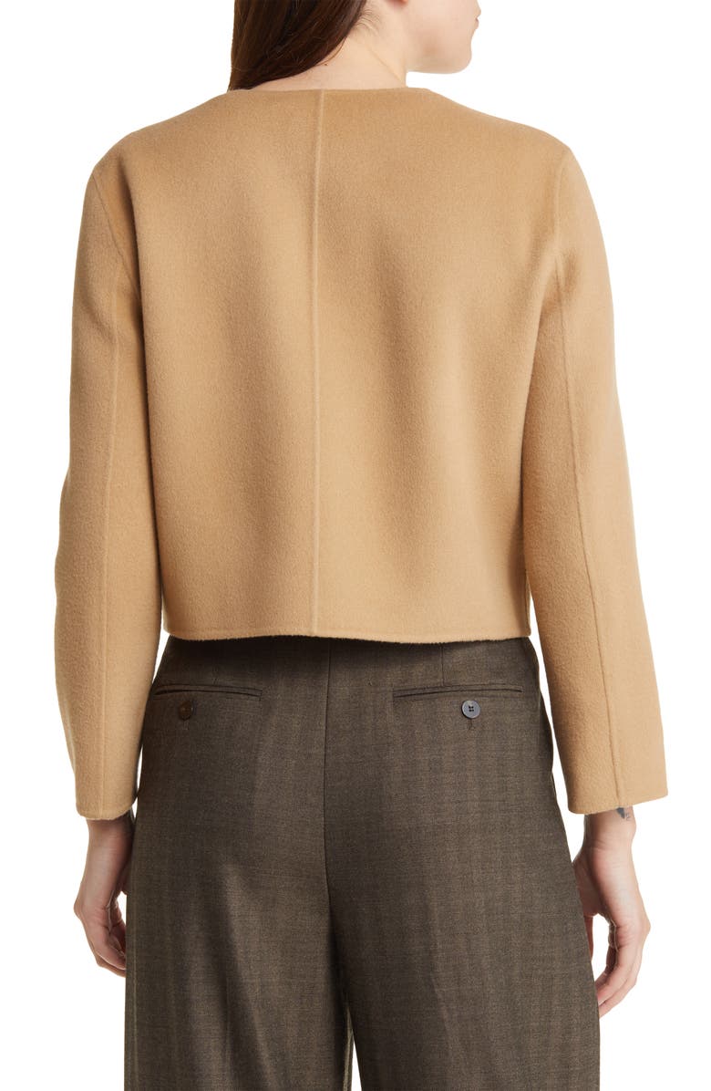 Theory New Divide Wool & Cashmere Crop Jacket | Nordstromrack