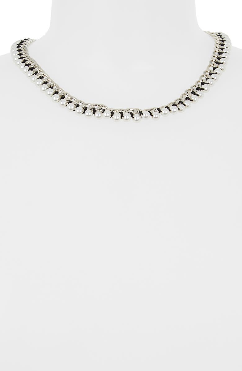 9Design Pearl Chain Corded Necklace | Nordstromrack