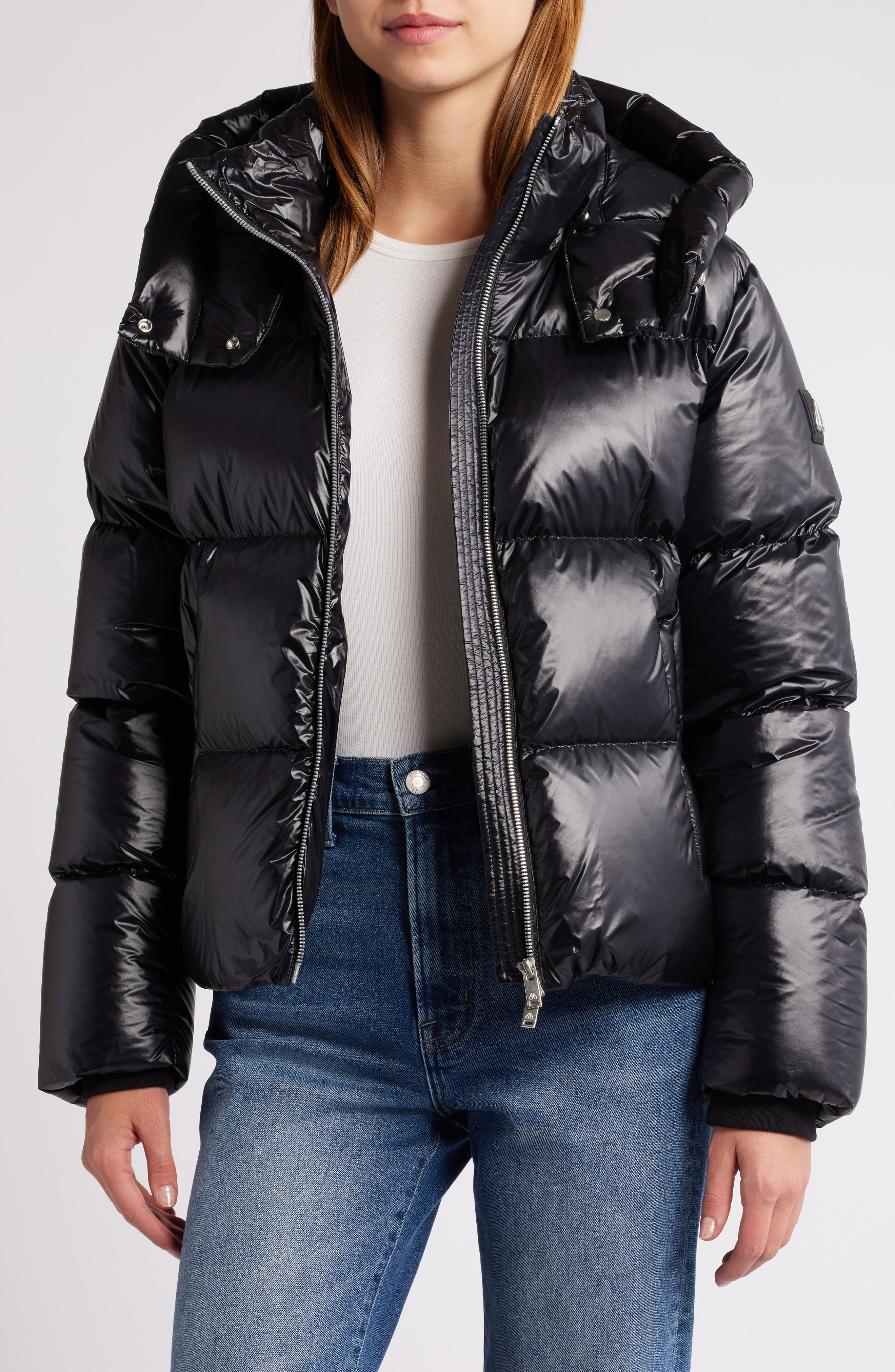 Moose Knuckles Moonstone 800 Fill Power Down Puffer Jacket with ...