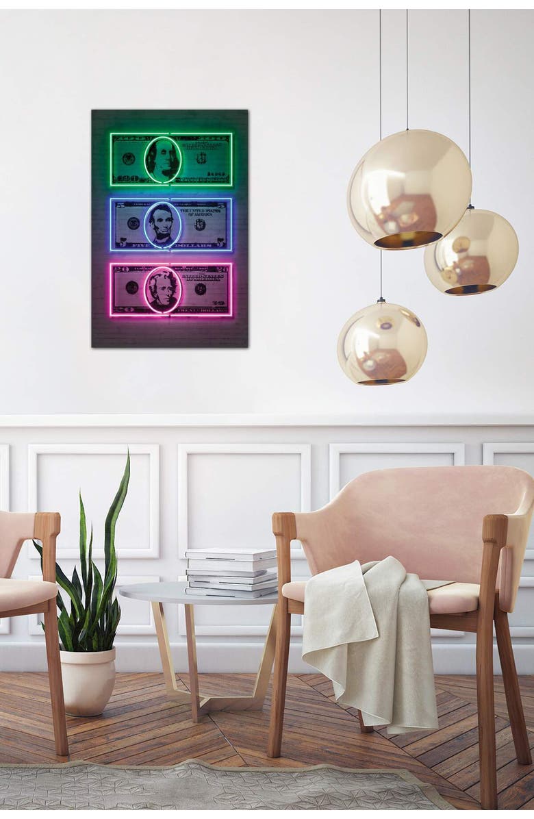 iCanvas Dollars by Octavian Mielu Canvas Wall Art 18" x 26" | Nordstromrack