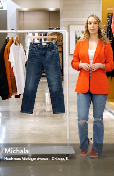 FRAME Le High Ankle Straight Leg Jeans | Nordstromrack