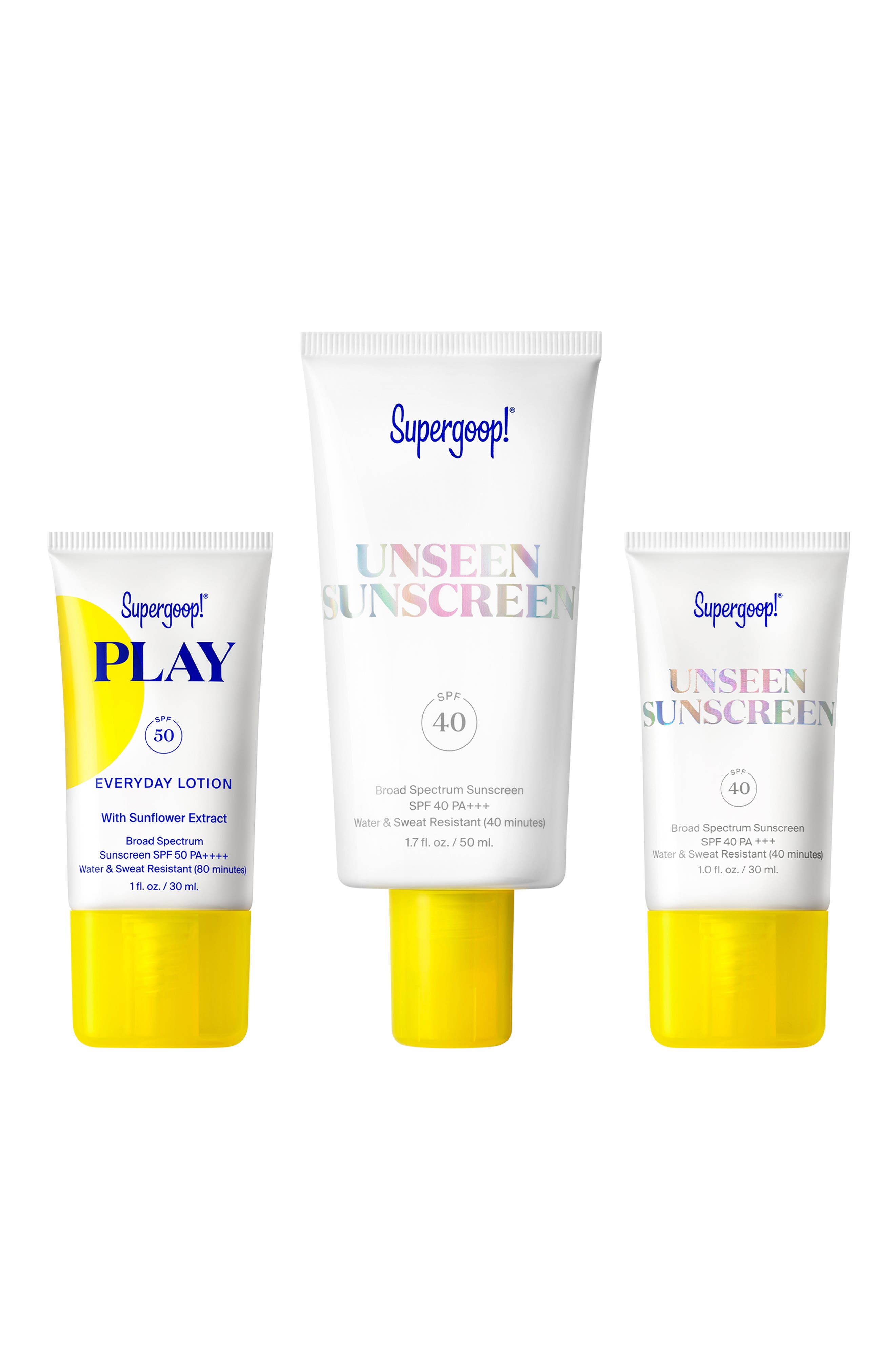 Supergoop!® Unseen & Play Sunscreen SPF 50 Set $78 Value | Nordstrom