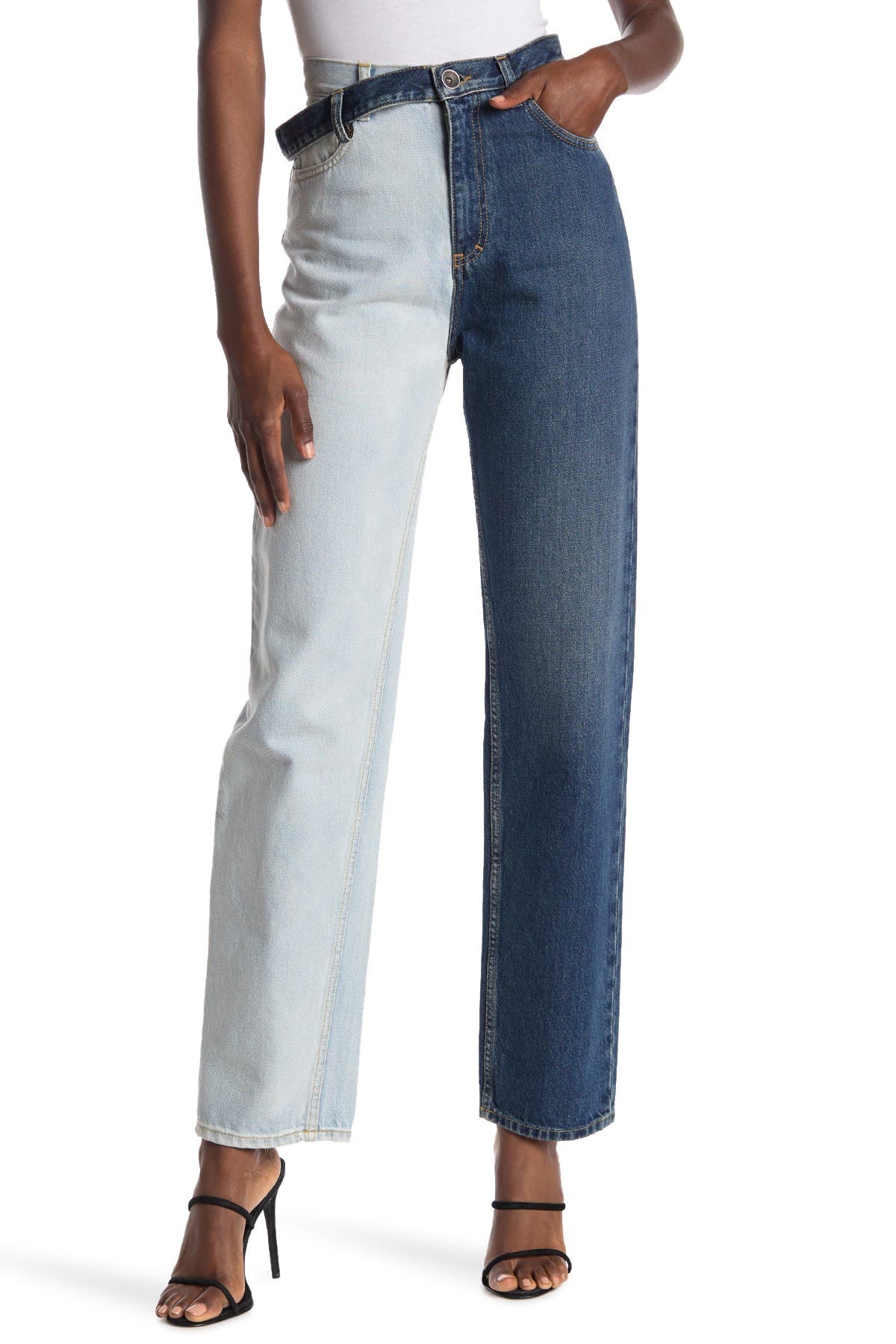 Maison Margiela Contrast Leg Jeans | Nordstromrack