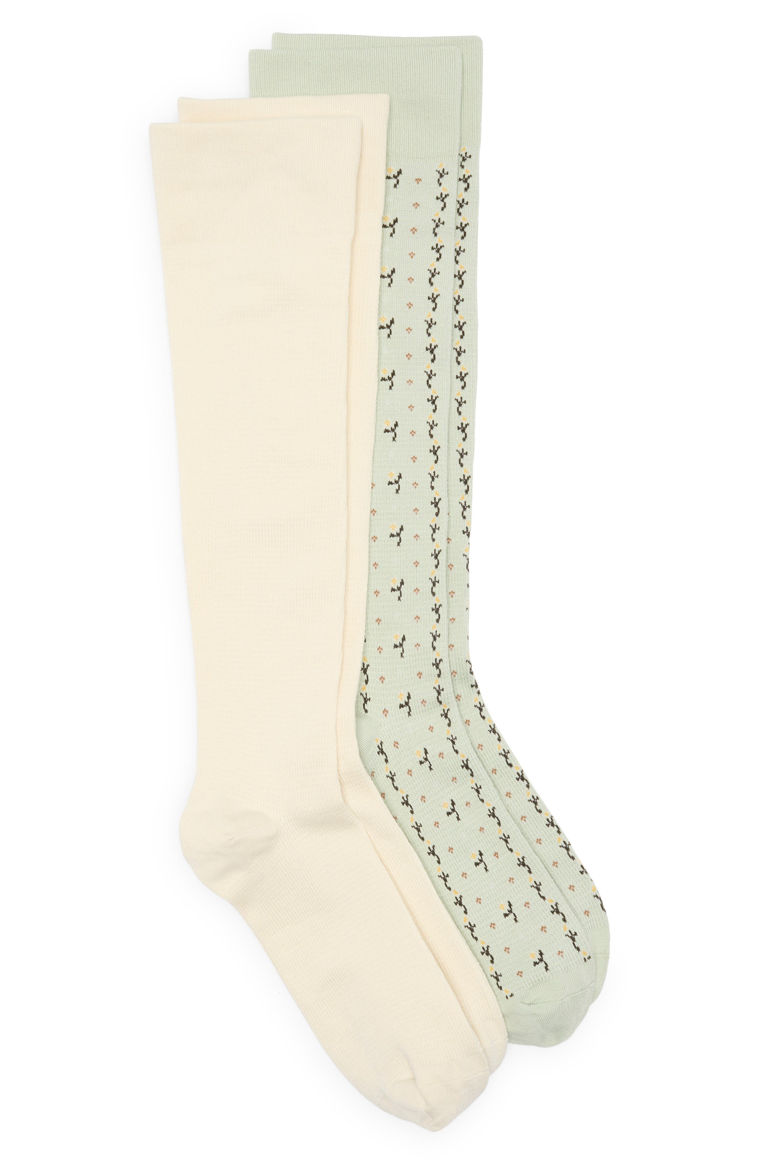 Z by Zella Assorted 2-Pack Graduated Compression Knee High Socks ...